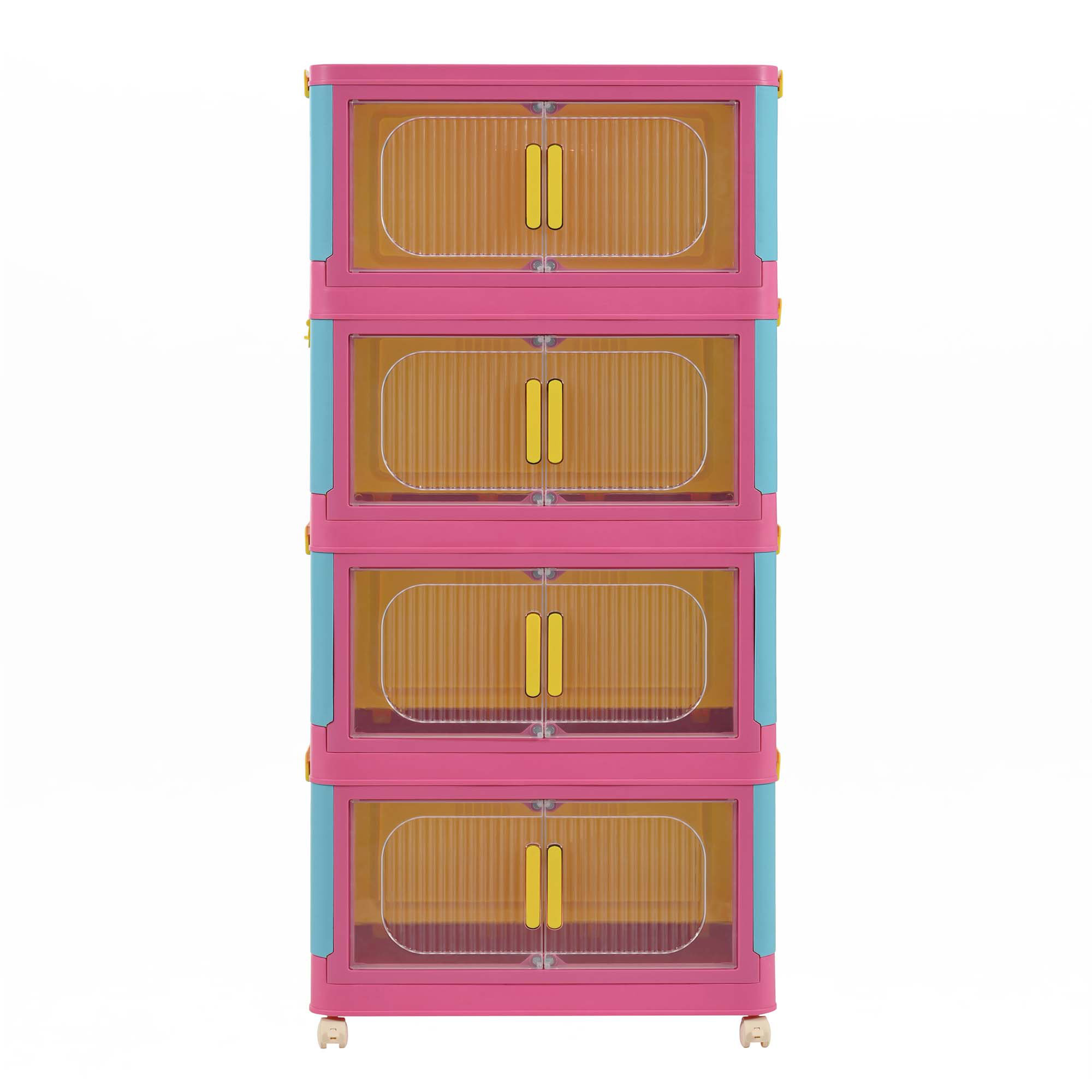 Wrought Studio™ Side Wide Folding Storage Cabinet | Wayfair