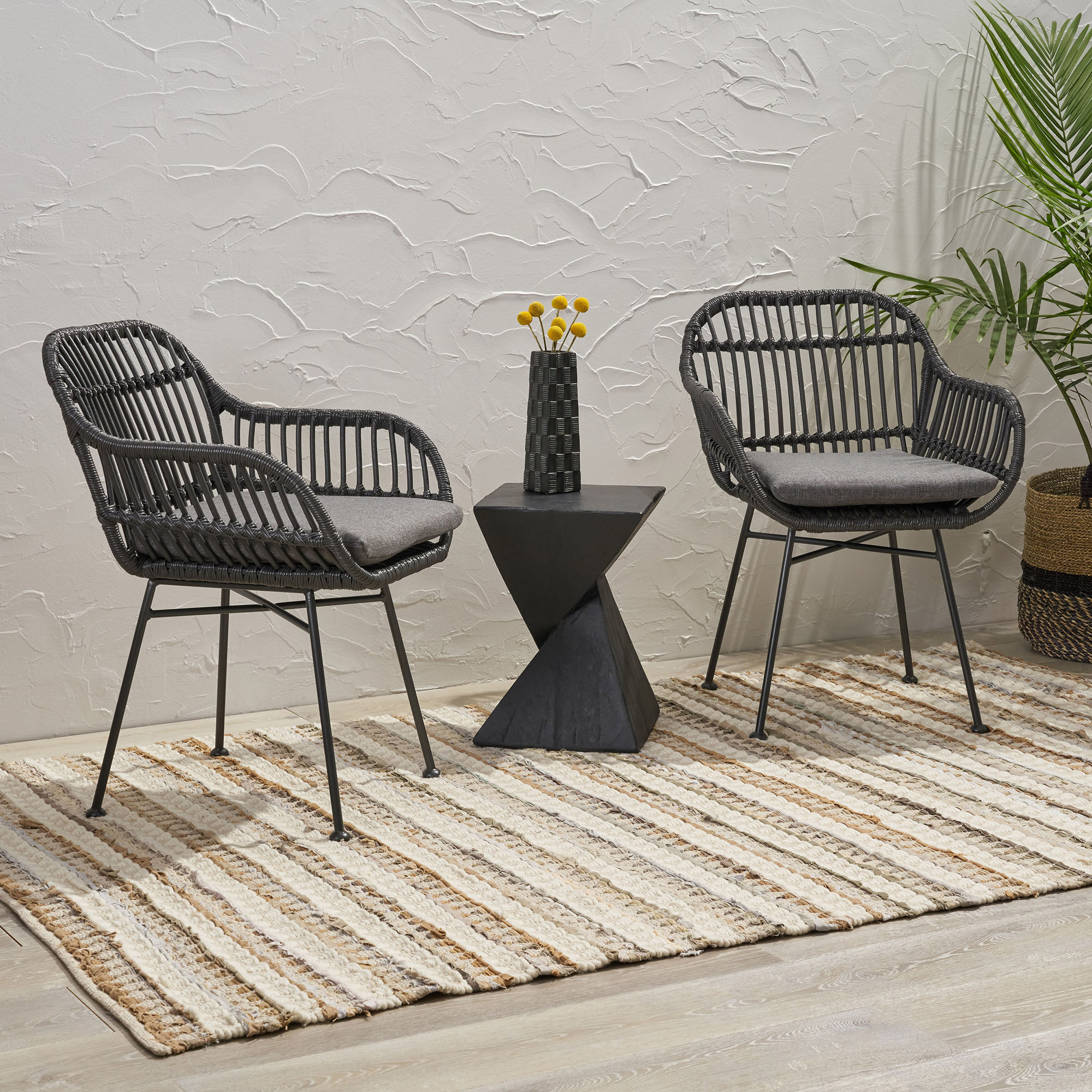 Bayou Breeze Modern Outdoor Chair | Wayfair