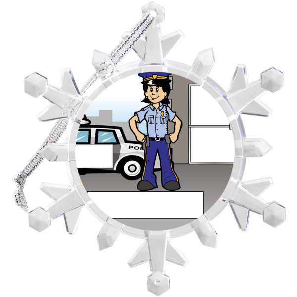 Printed Perfection Personalized Police Officer - Female Lighted LED ...