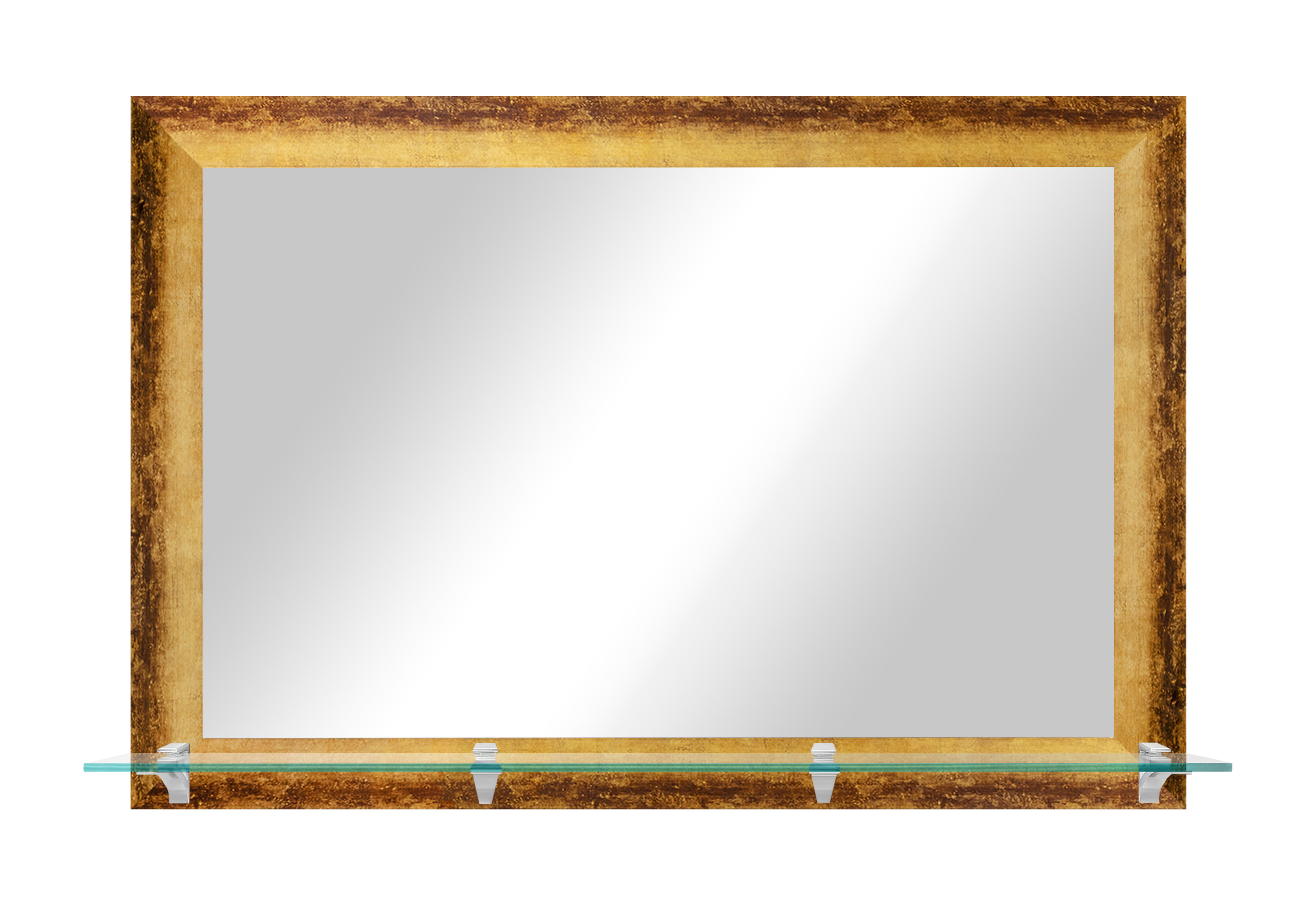 Latitude Run® Cynan Rectangle MDF Wall Mirror | Wayfair