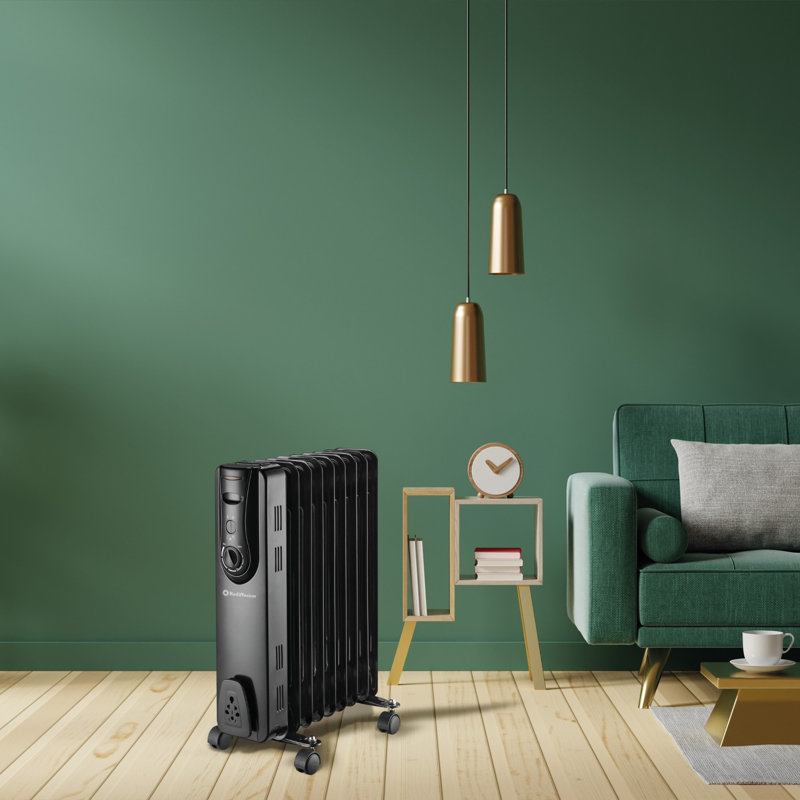 Rediffusion Vintage 2000w 9 Fin Oil Filled Radiator | Wayfair.co.uk