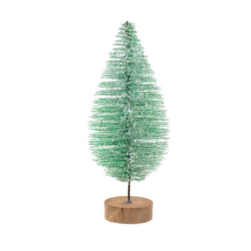 The Holiday Aisle® Green Plastic Flaked Teardrop Pine Needle Decorative ...