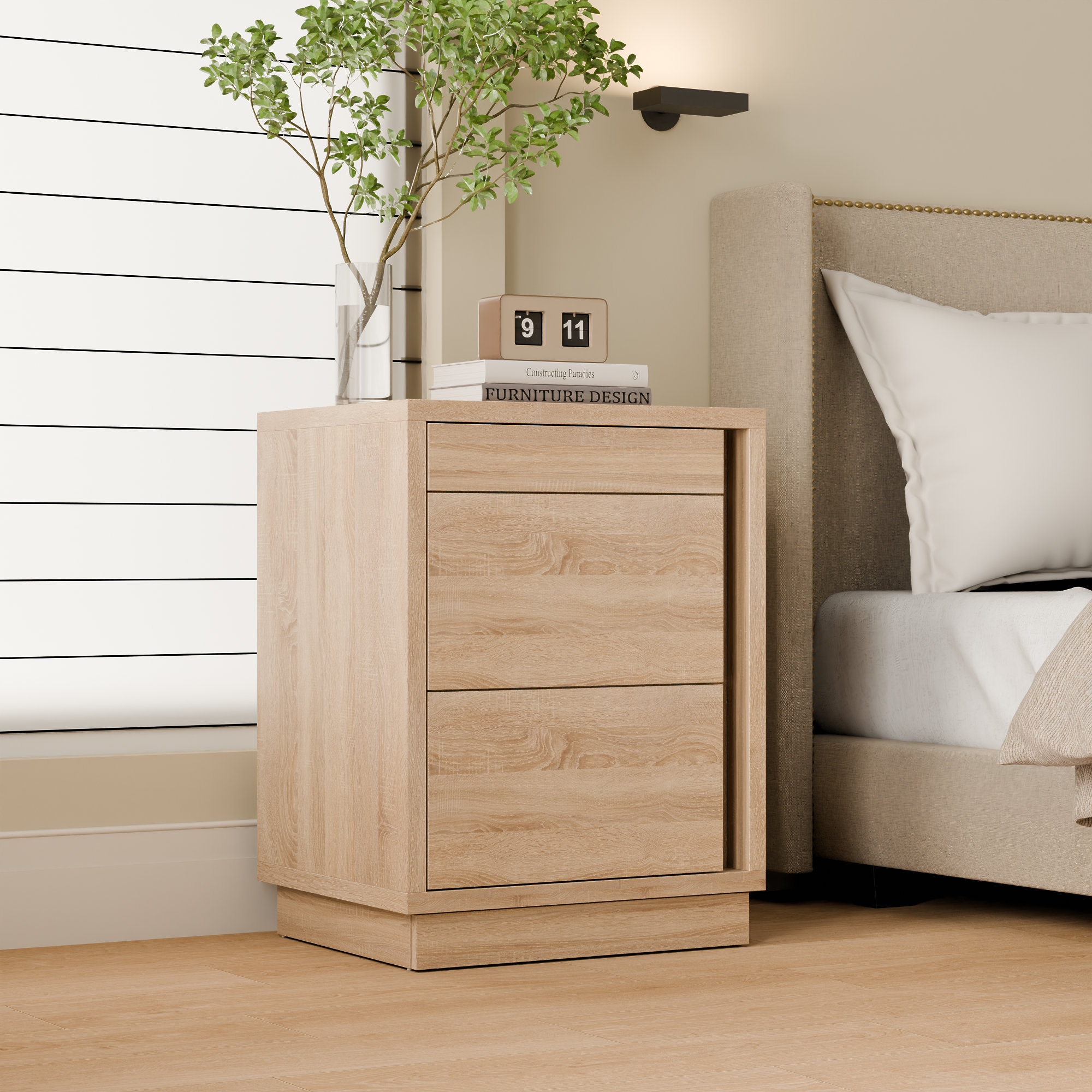 Latitude Run® Lockable Smart Nightstand With Gun Cabinet - Wayfair Canada