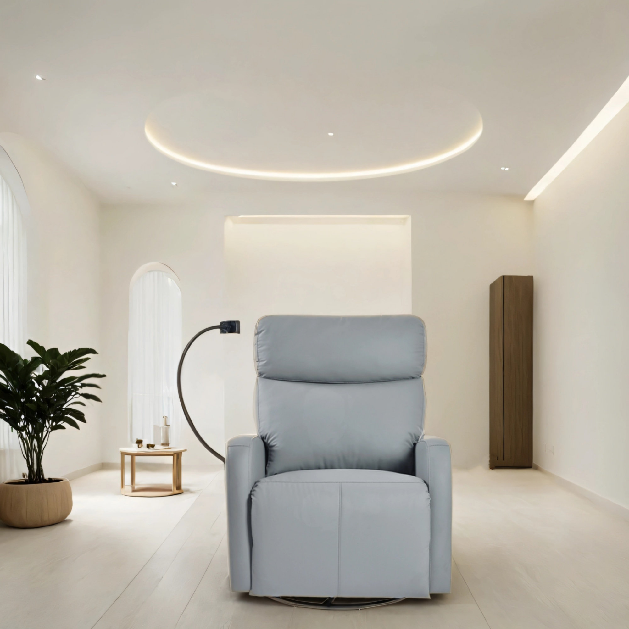 Latitude Run® Swivel Rocking Chair, Modern Small Rocking Chair, Bedroom ...