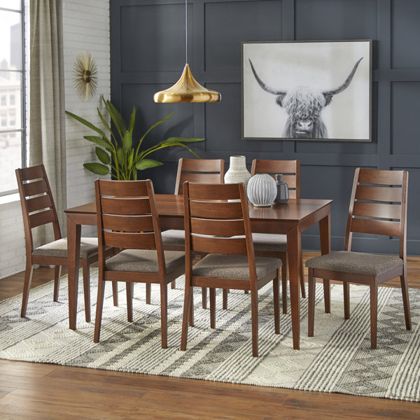 Winston Porter Bienville 7 - Piece Dining Set & Reviews | Wayfair