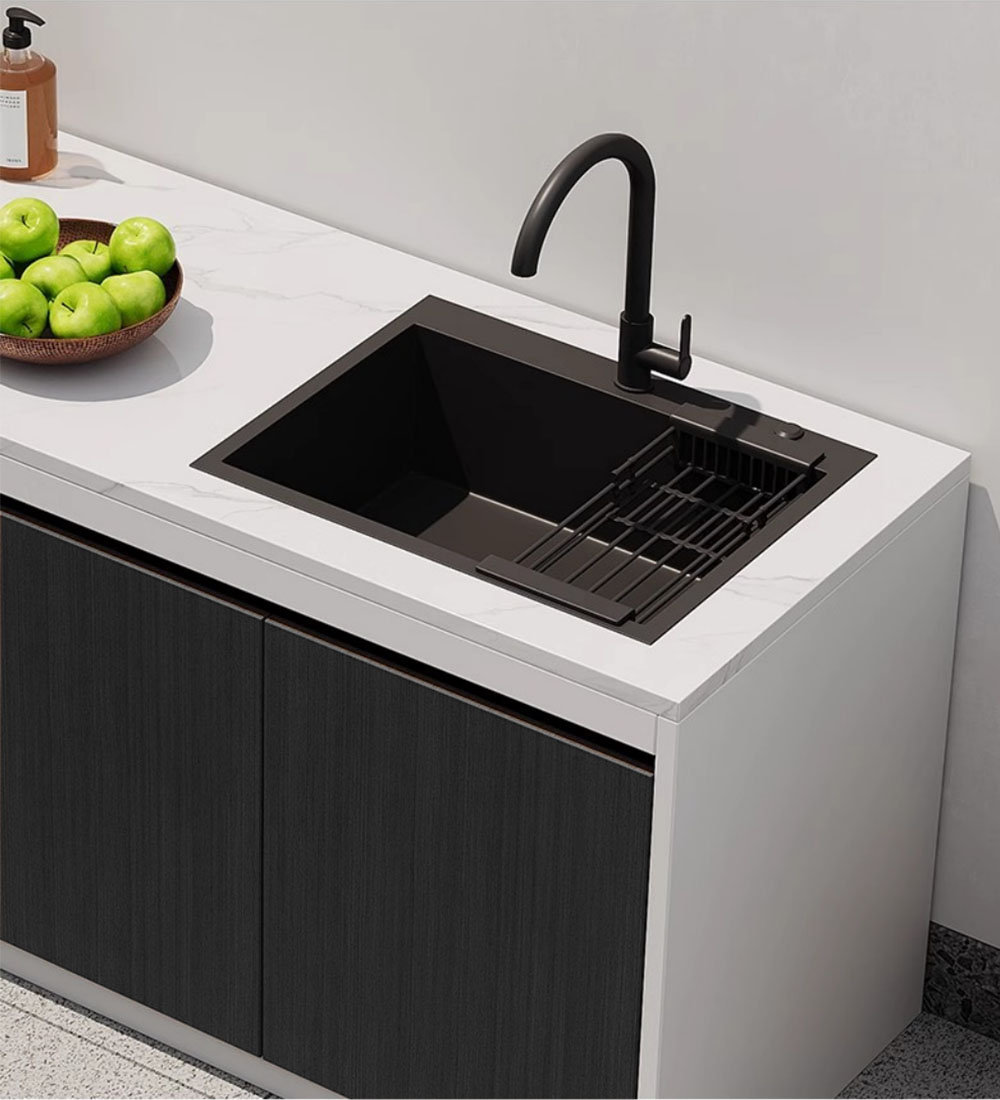 MAJBIT All-Weather Aluminum Wash Basin with Stone Counter - Wayfair Canada