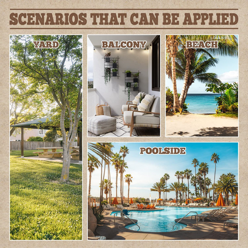 Red Barrel Studio® Rebecca Reclining Beach Chair with Cushion & Reviews ...