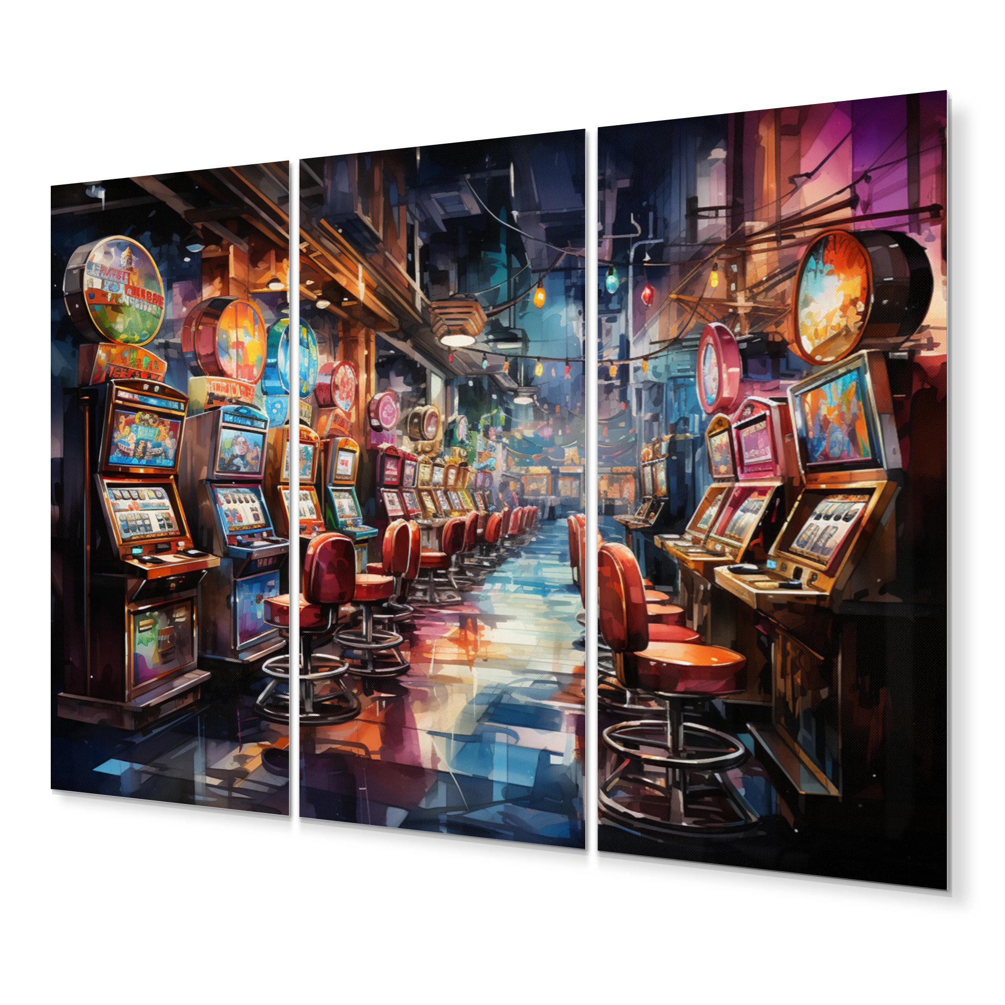 DesignArt Casino Royale Slot Machine I " Casino Royale Slot Machine I ...