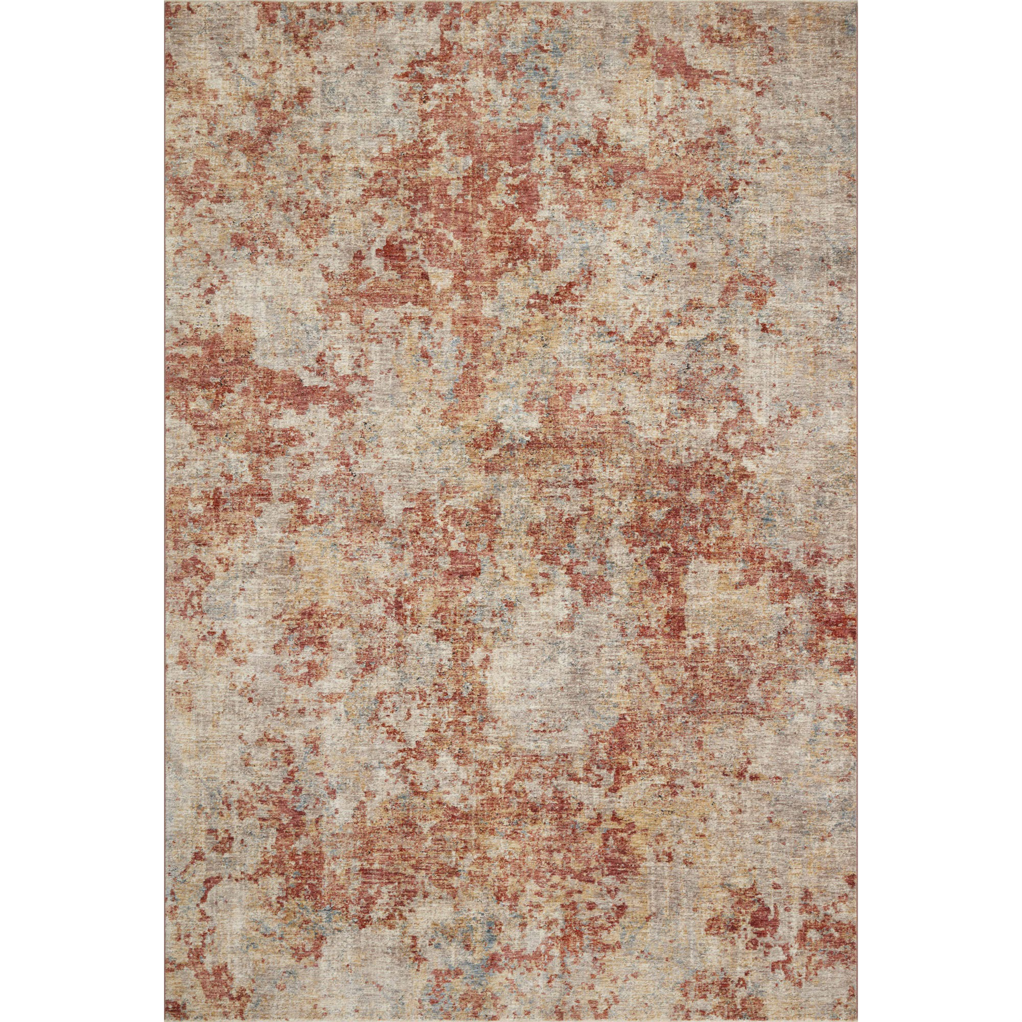 Williston Forge Adibah Oriental TAUPE / BRICK Area Rug | Wayfair