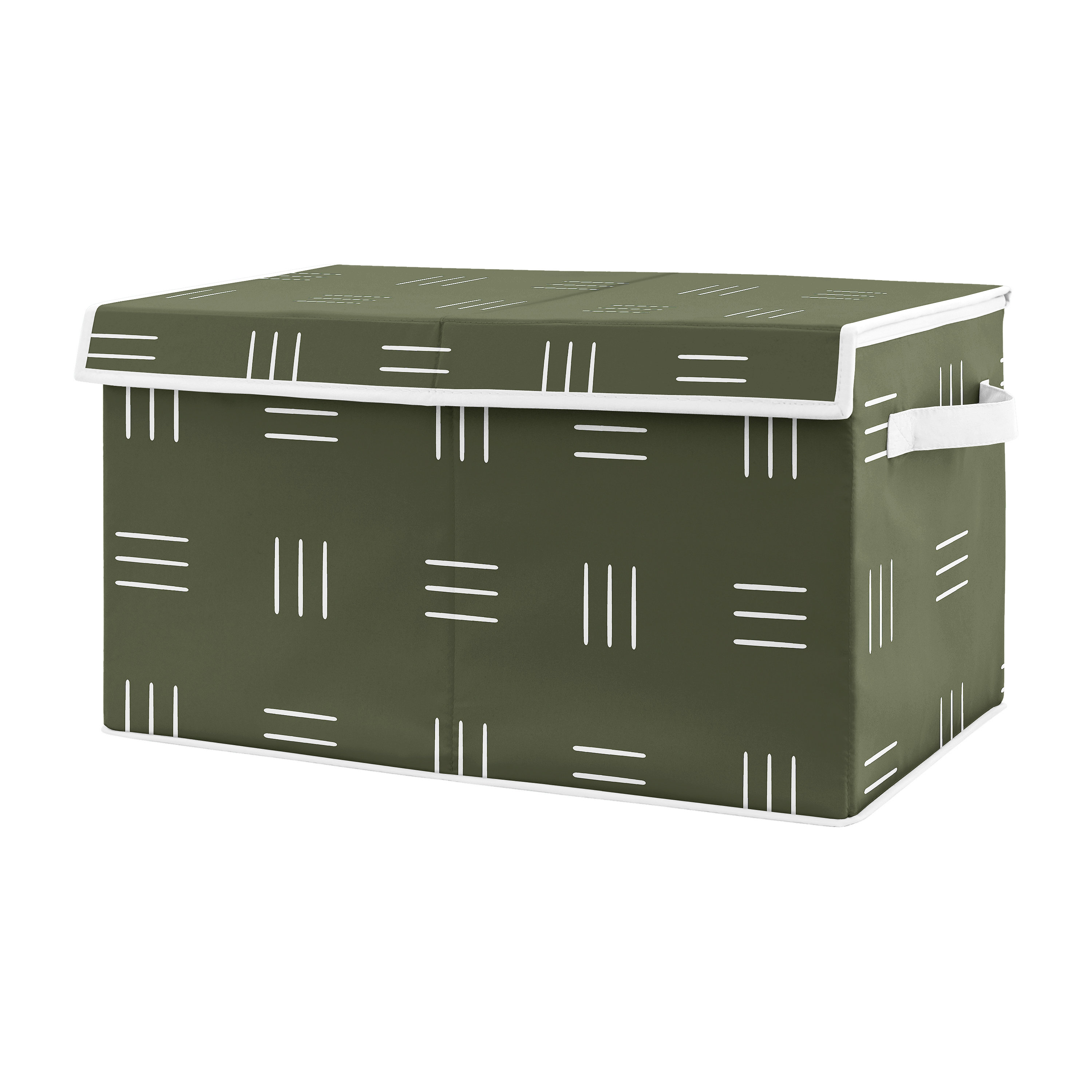 Sweet Jojo Designs Jungle Animals Hatch Print Fabric Storage Bin | Wayfair