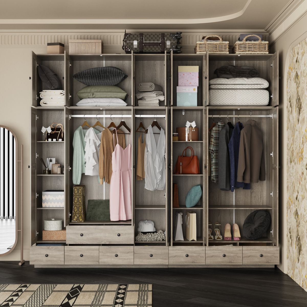 Gracie Oaks Palmhurst Armoire | Wayfair