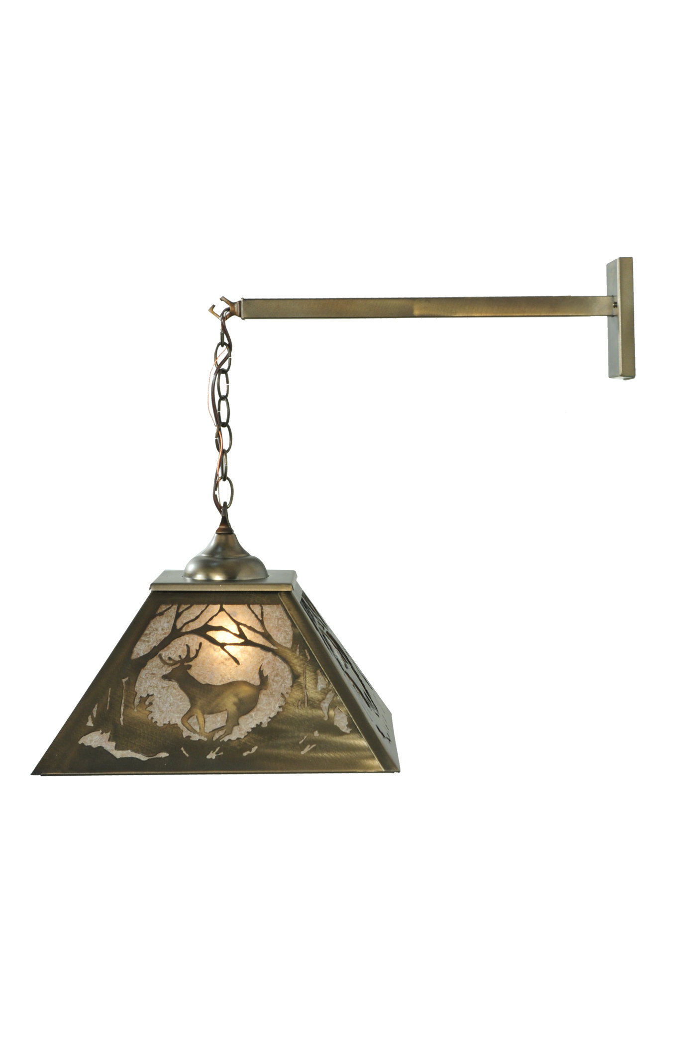Meyda Lighting Dante 1 - Light Antique Copper Armed Sconce | Wayfair