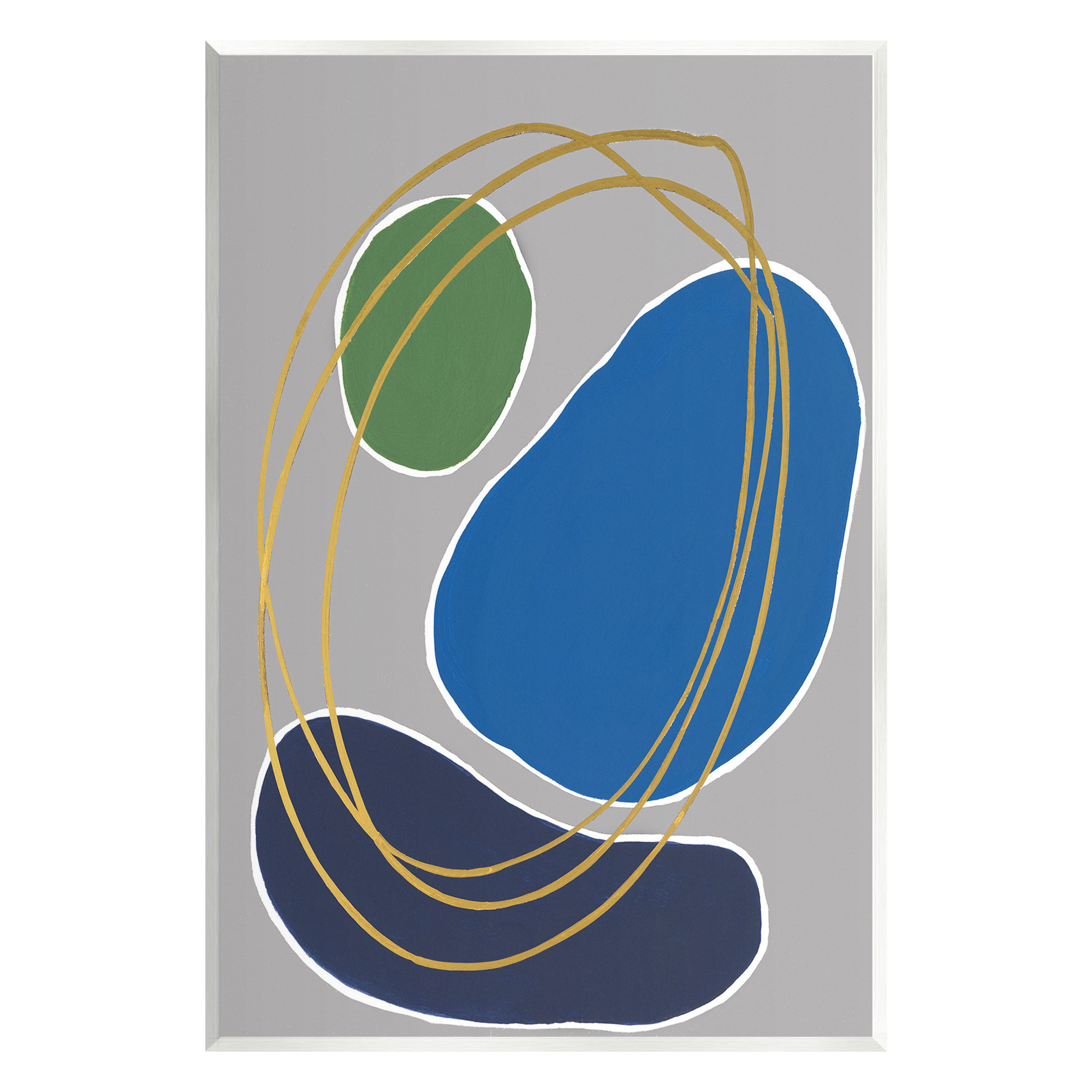 Stupell Industries Oblong Geometric Shapes Wall Plaque Art by Regina ...