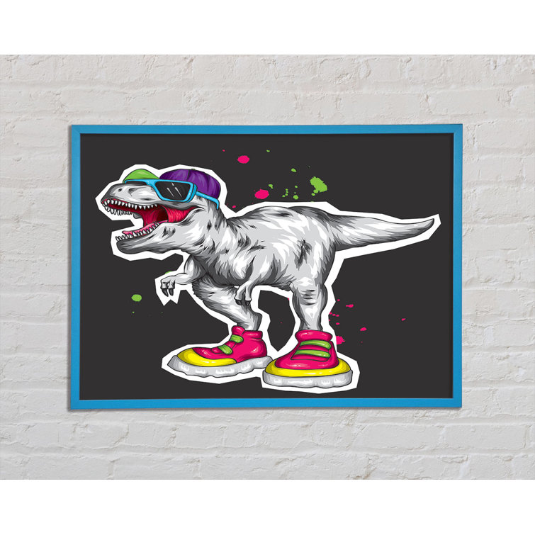 Happy Larry Cut out T-Rex - Single Picture Frame Art Prints | Wayfair.co.uk
