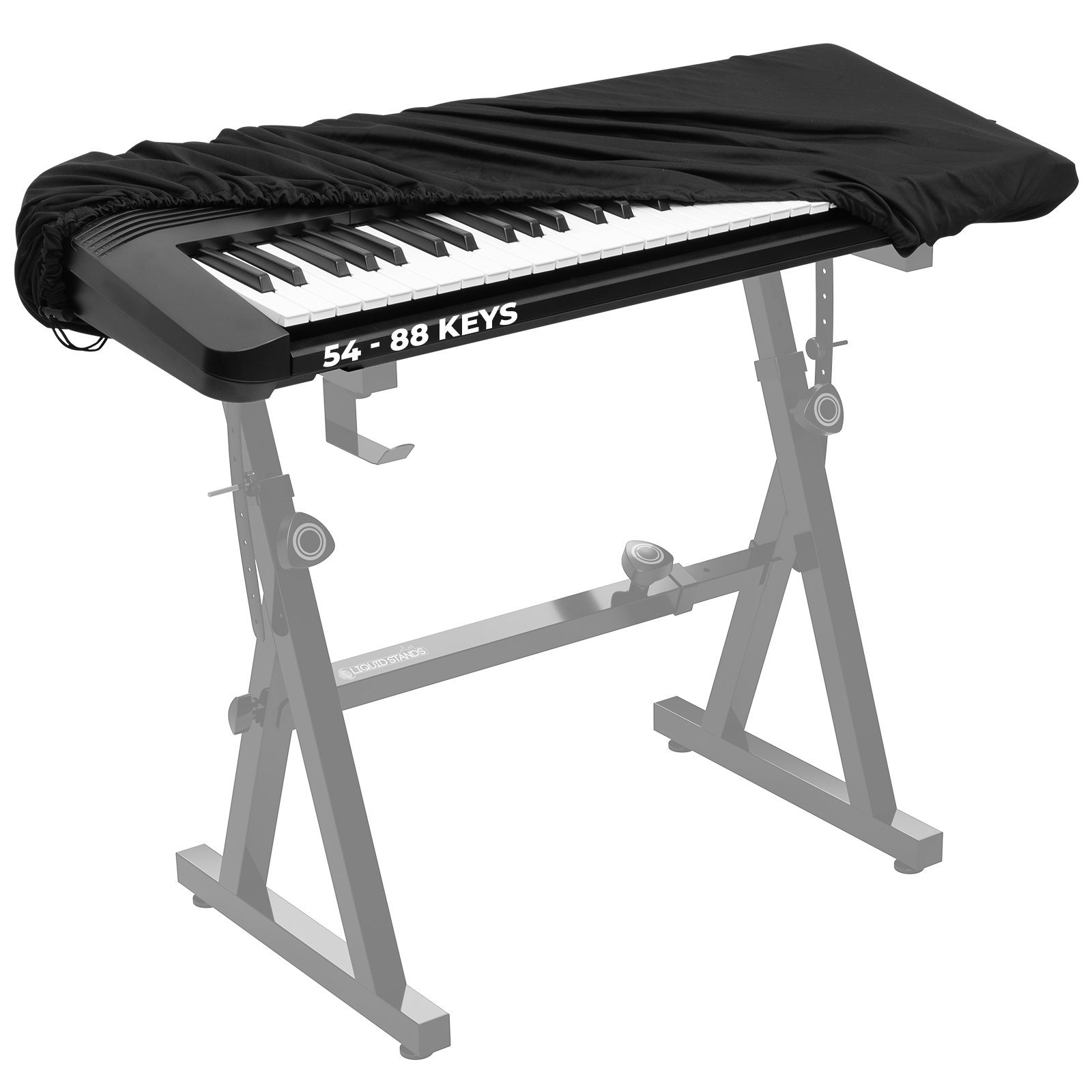 Liquid Stands Piano Keyboard Cover - Piano Keyboard Dust Cover For 54 ...