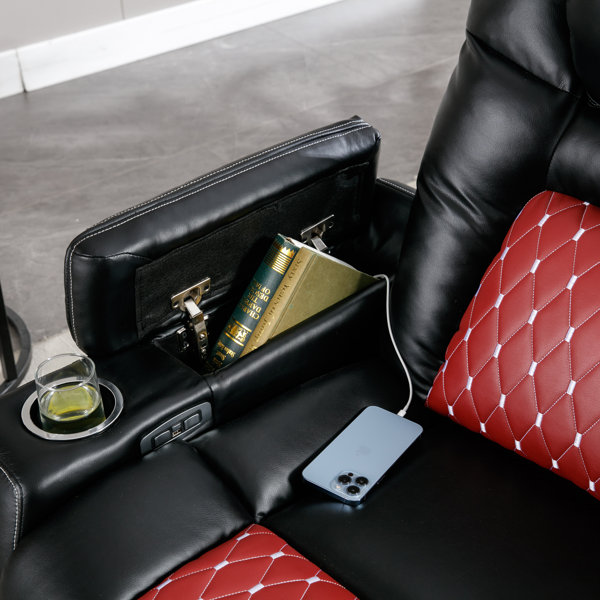 Wrought Studio Keyaria Faux Leather Power Recliner | Wayfair