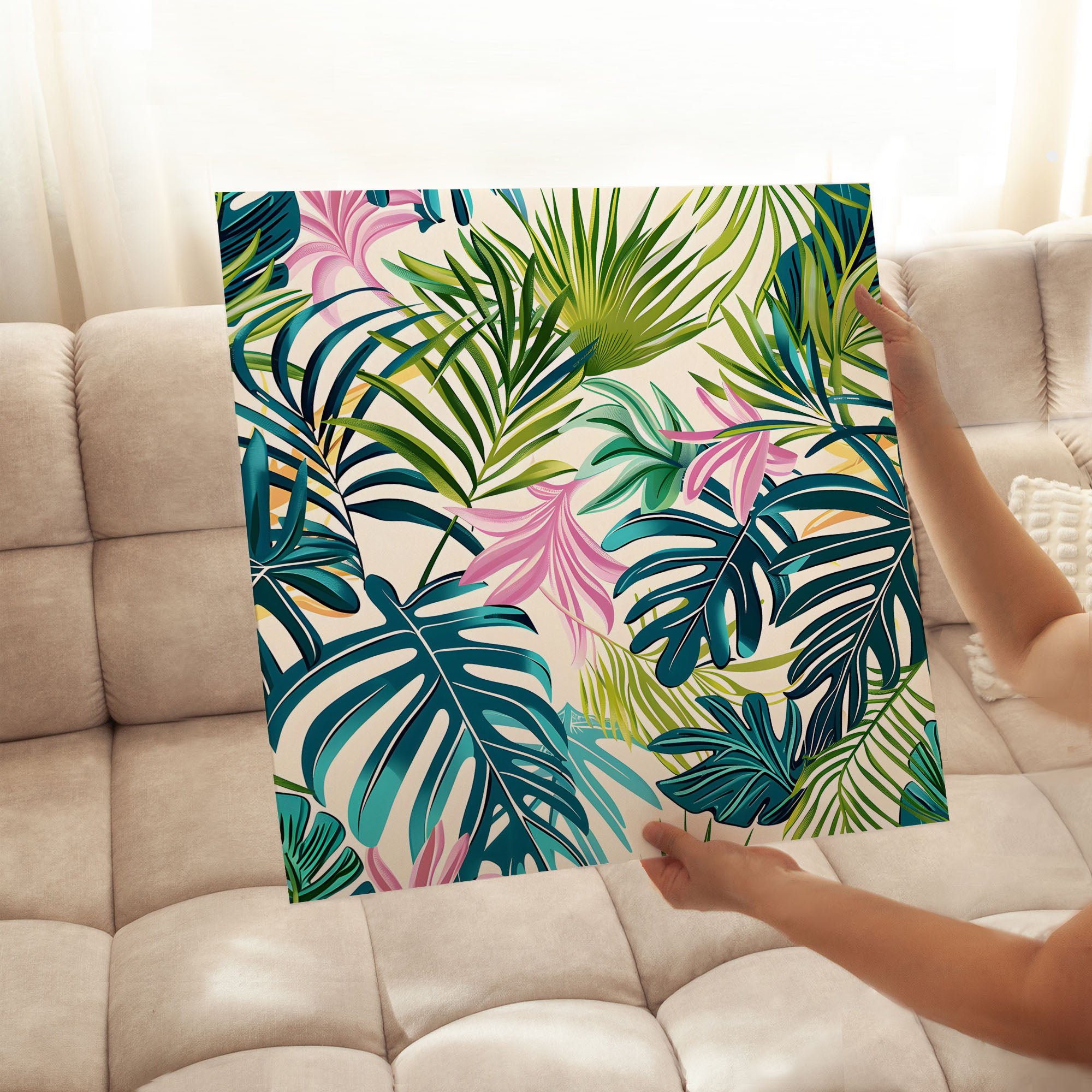 Bay Isle Home™ Botanical Botanical Leaves Pattern I Tropical Unframed ...