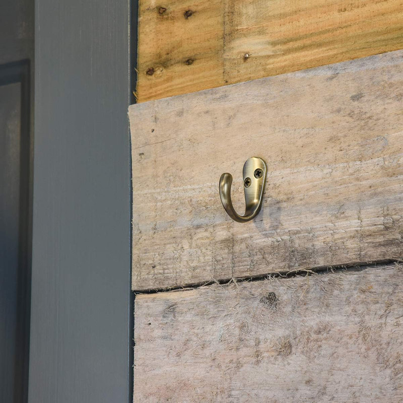 Ebern Designs Modern Metal Single Wall Hook | Wayfair