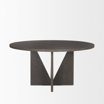 Gillespie 60" Geometric Cutout Base Dining Table | AllModern