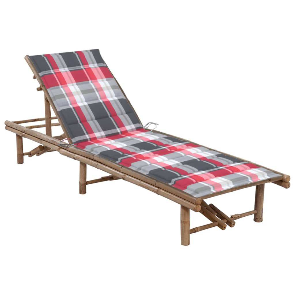 Millwood Pines Caprisha 80" Long Reclining Bamboo Single chaise with ...