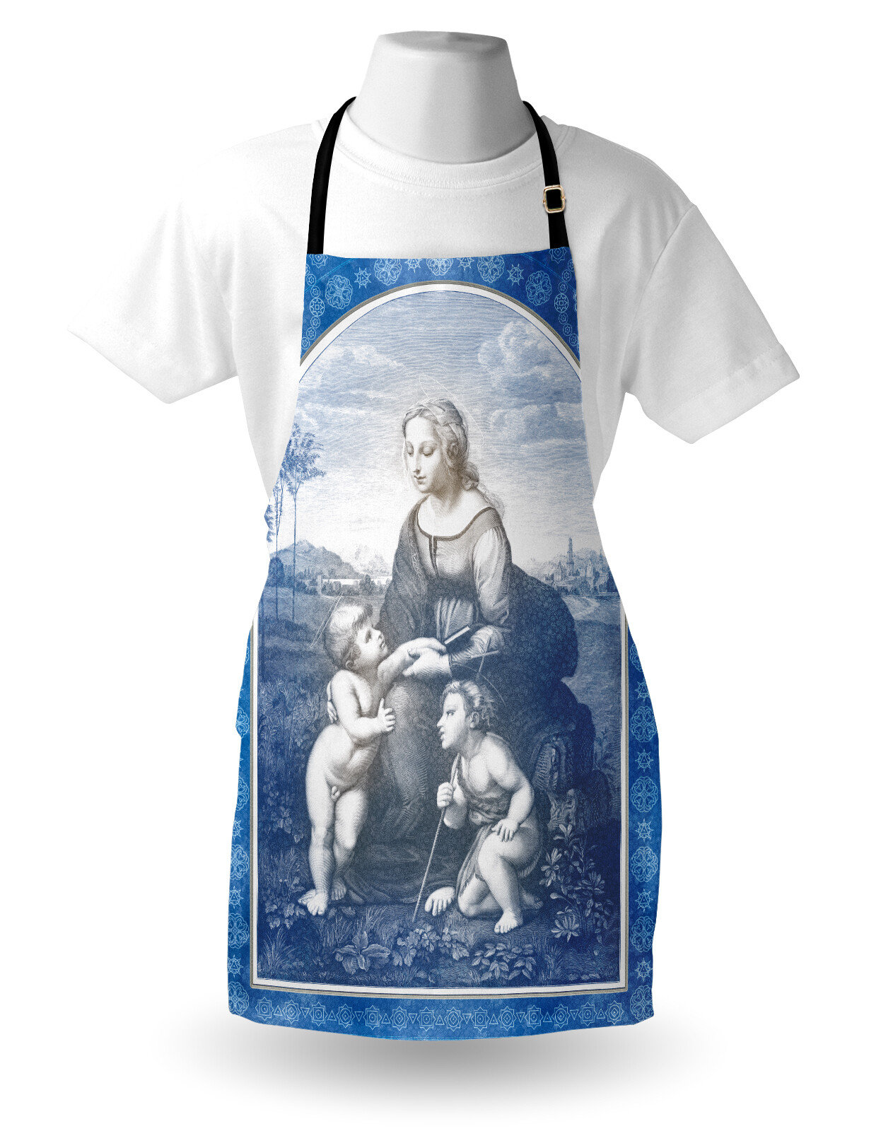 East Urban Home Farm Apron Unisex, Medieval Antique Frame, Adult Size ...