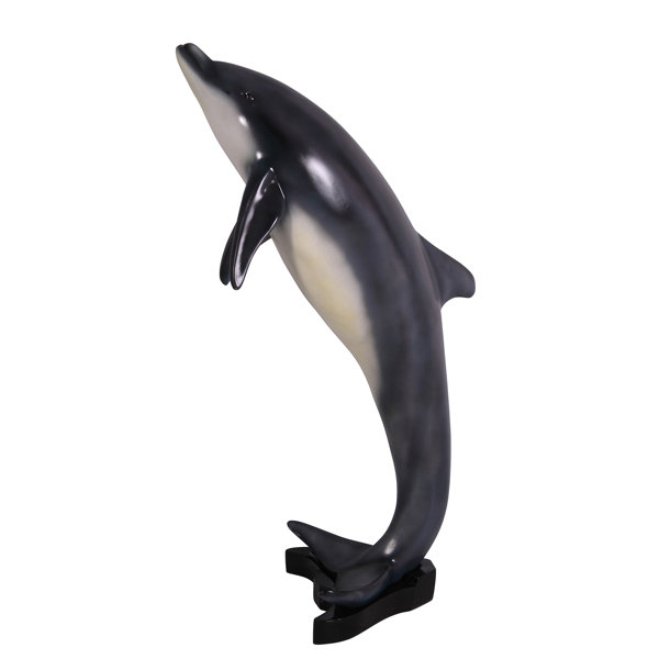 Design Toscano Leaping Sea Dolphin Statue & Reviews | Wayfair