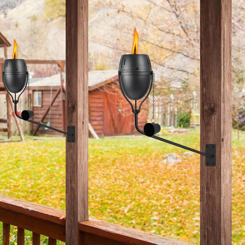 torch with wall bracket