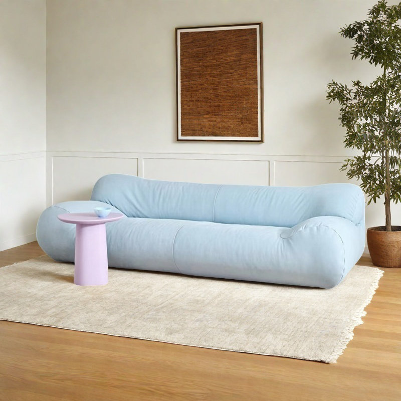 Axis Living Blue Lazy Windy Clouds Couch | Wayfair