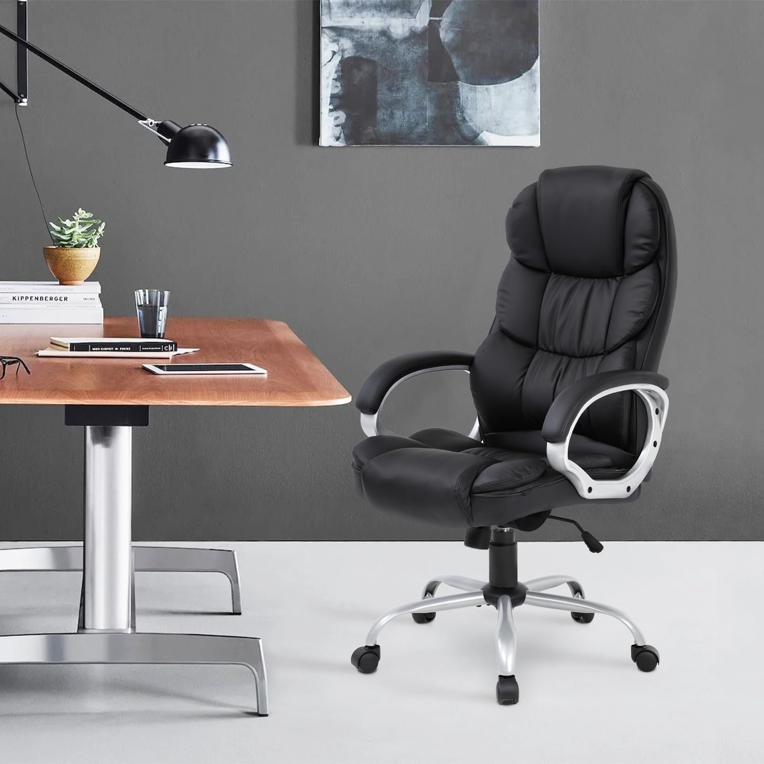 Inbox Zero Bestoffice Office Chair Cheap Desk Chair Ergonomic Computer ...