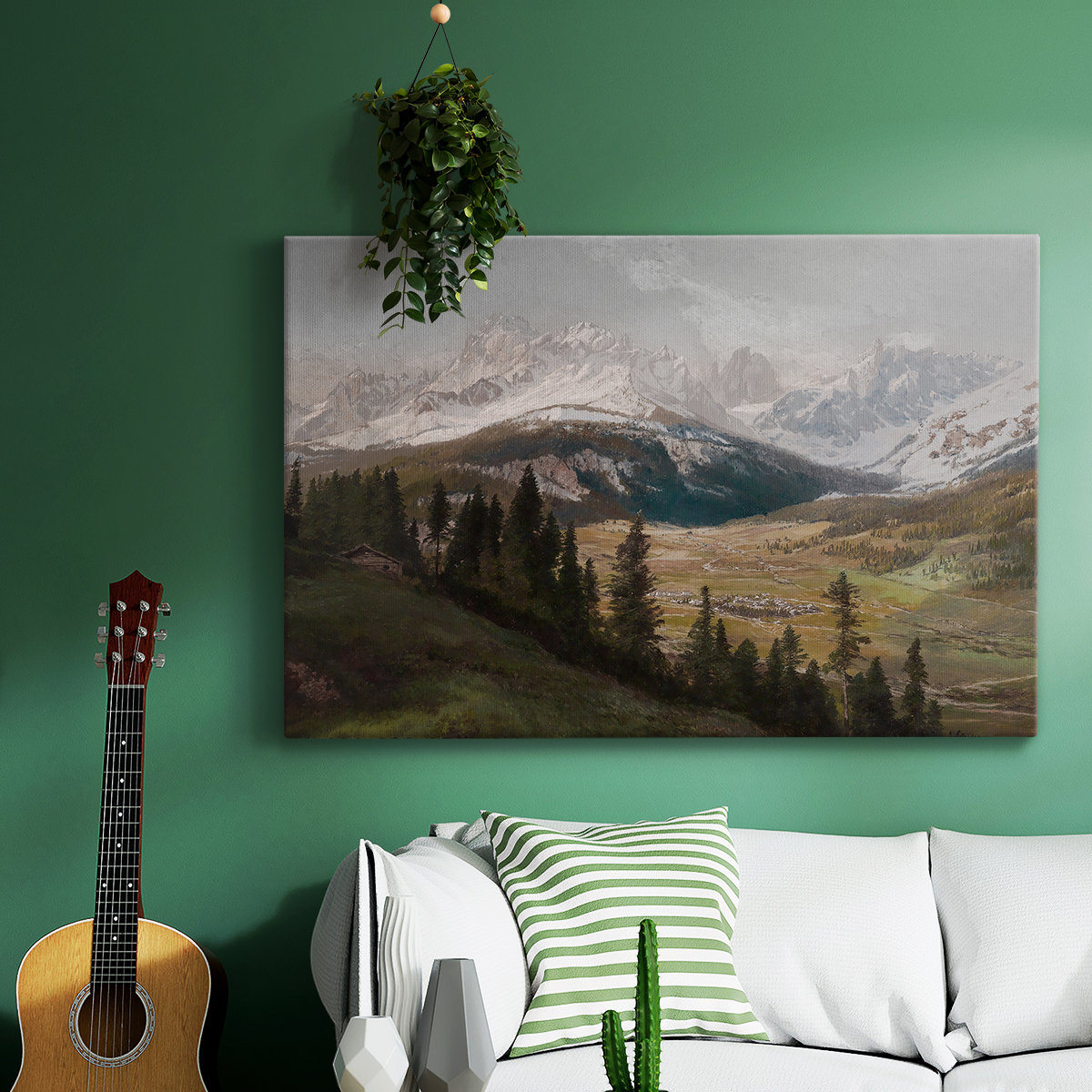 Millwood Pines Vintage Landscape -DCCCXCV On Canvas Print | Wayfair