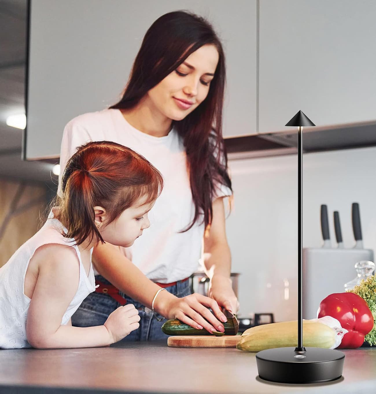 Wade Logan 6000mAh LED Outdoor Table Lights, Portable Waterproof ...