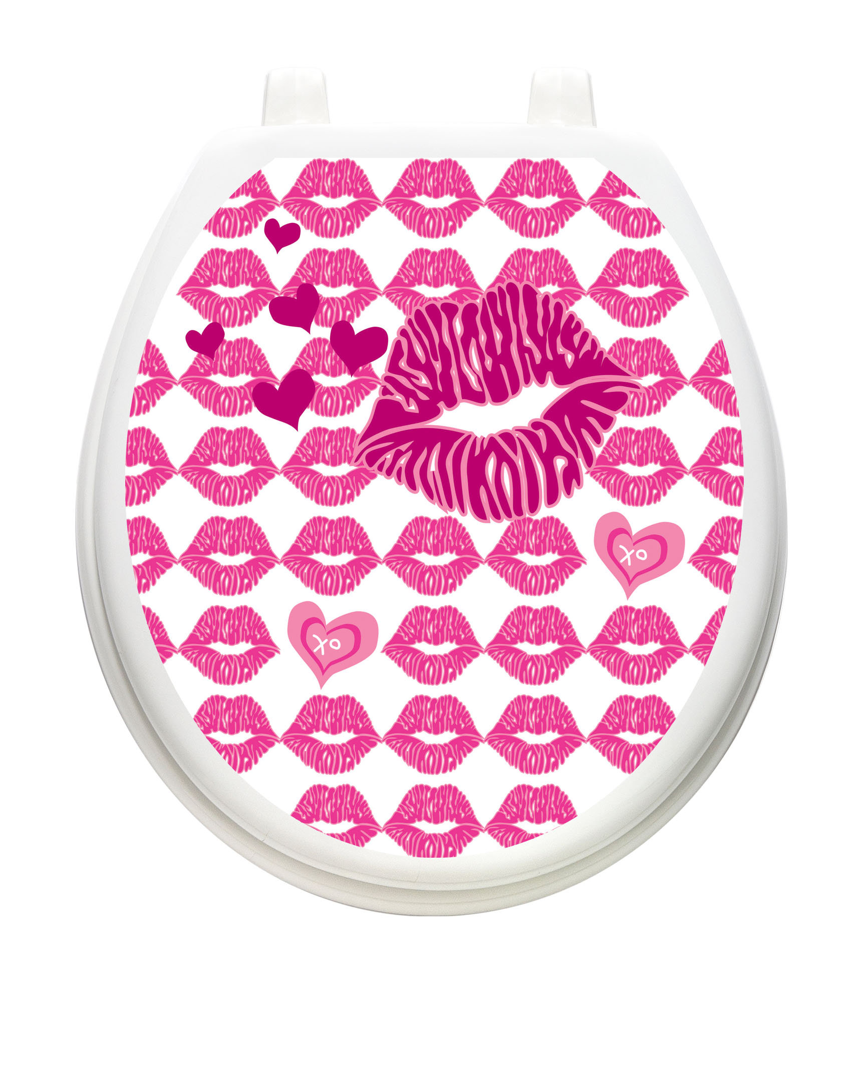 Toilet Tattoos Lips Toilet Seat Decal – Toilet Tattoos Fun Valentine’s ...