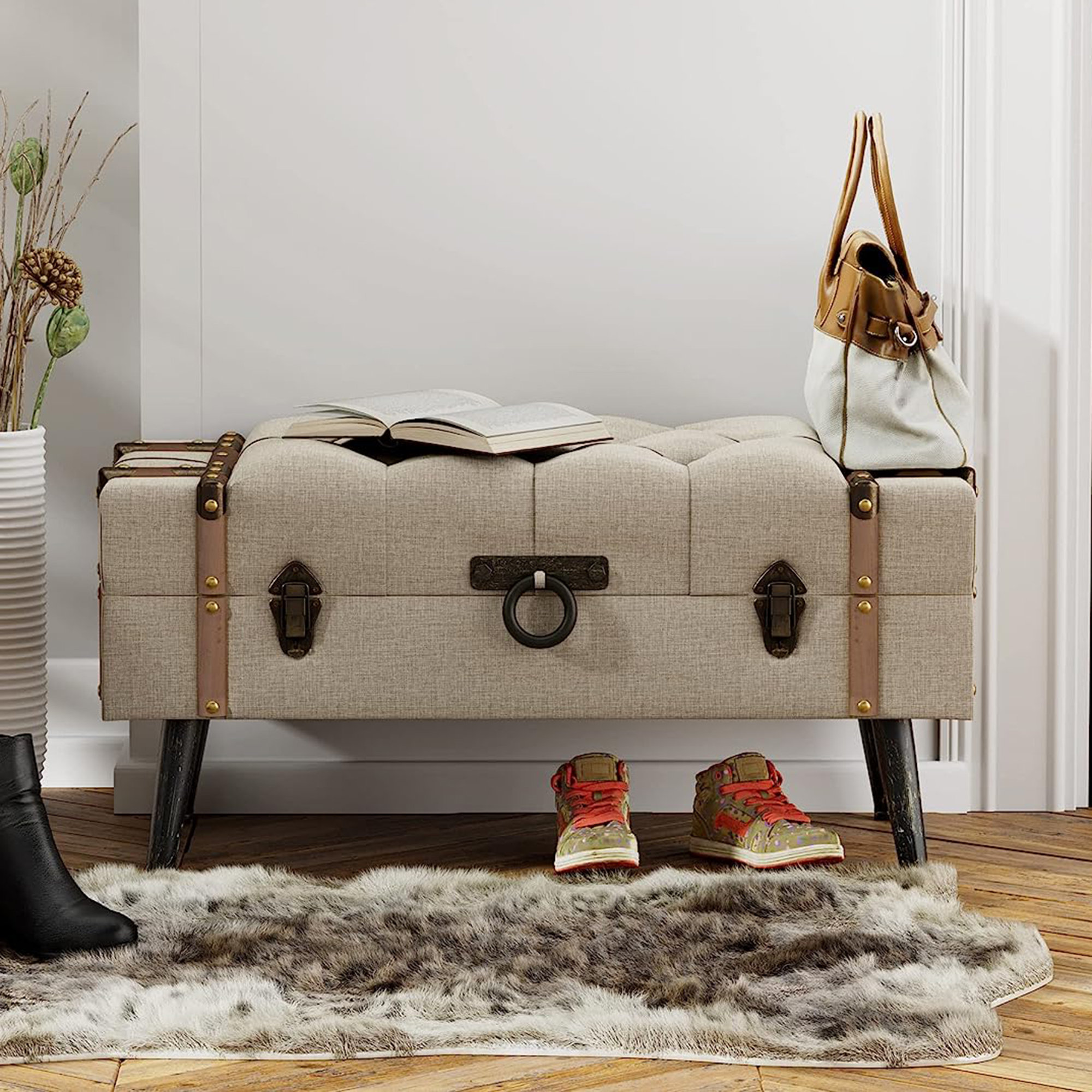 Corrigan Studio Storage Bench - Wayfair Canada