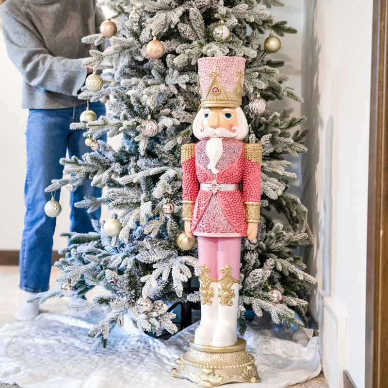 The Holiday Aisle® Kenneth the Princely Christmas Statue - 37" H ...