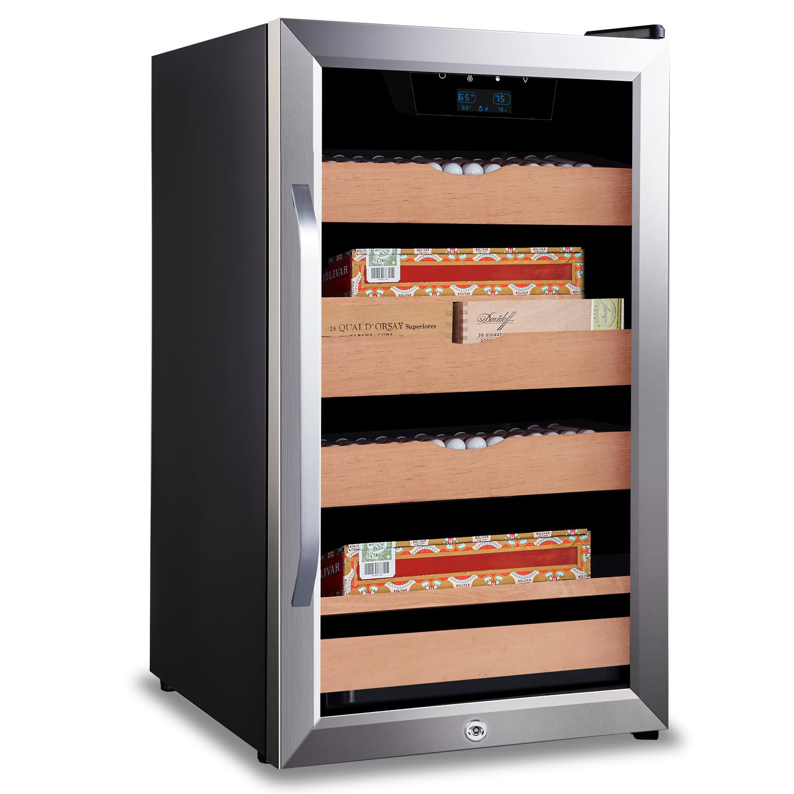 FDFK 120l Electric Cigar Humidor With Cooler(850 Cigar Capacity) | Wayfair