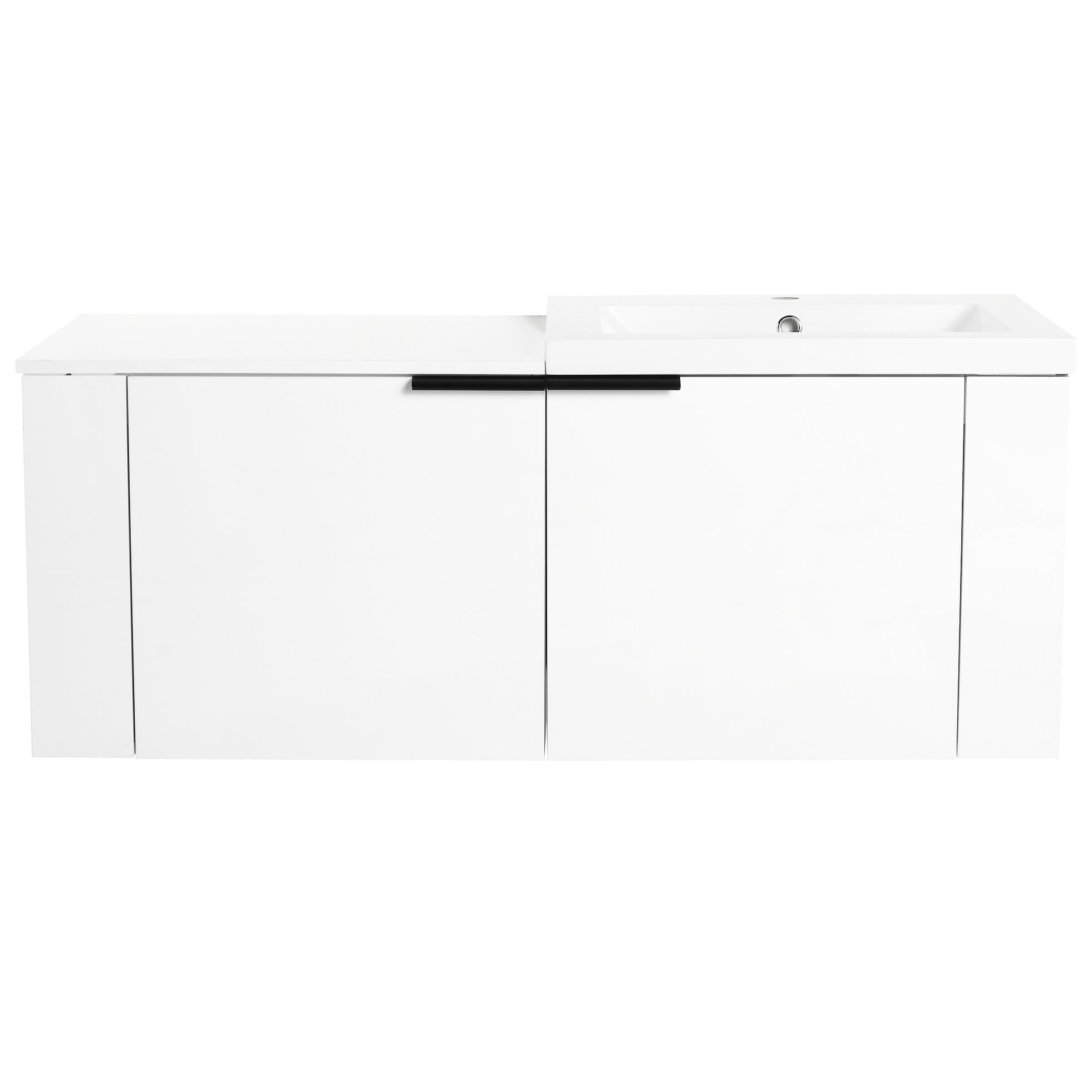 Ebern Designs Valero Bathroom Vanity With Sink - Modern Cabinet For ...