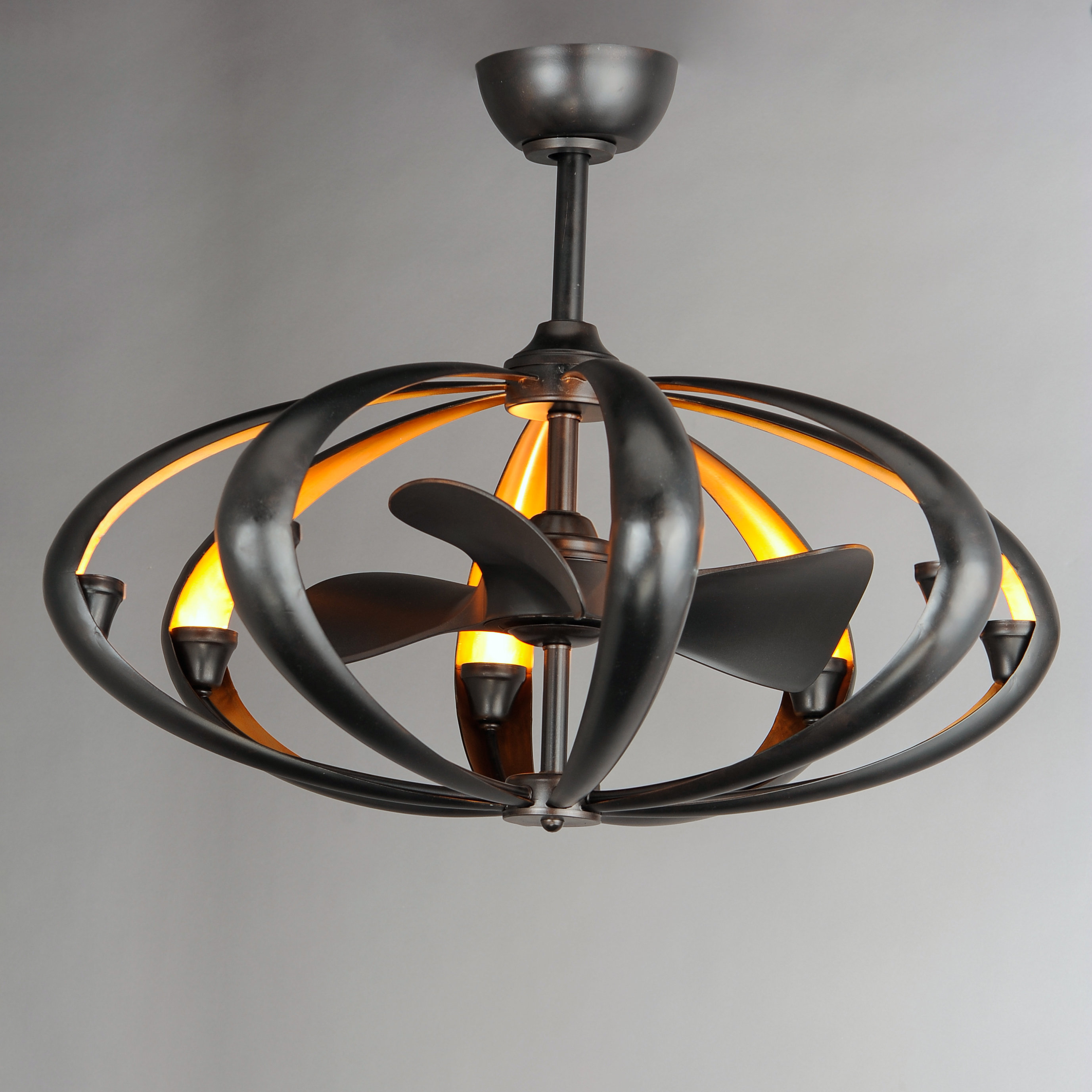 Williston Forge 30" Glenshire 3 - Blade LED Smart Chandelier Ceiling ...