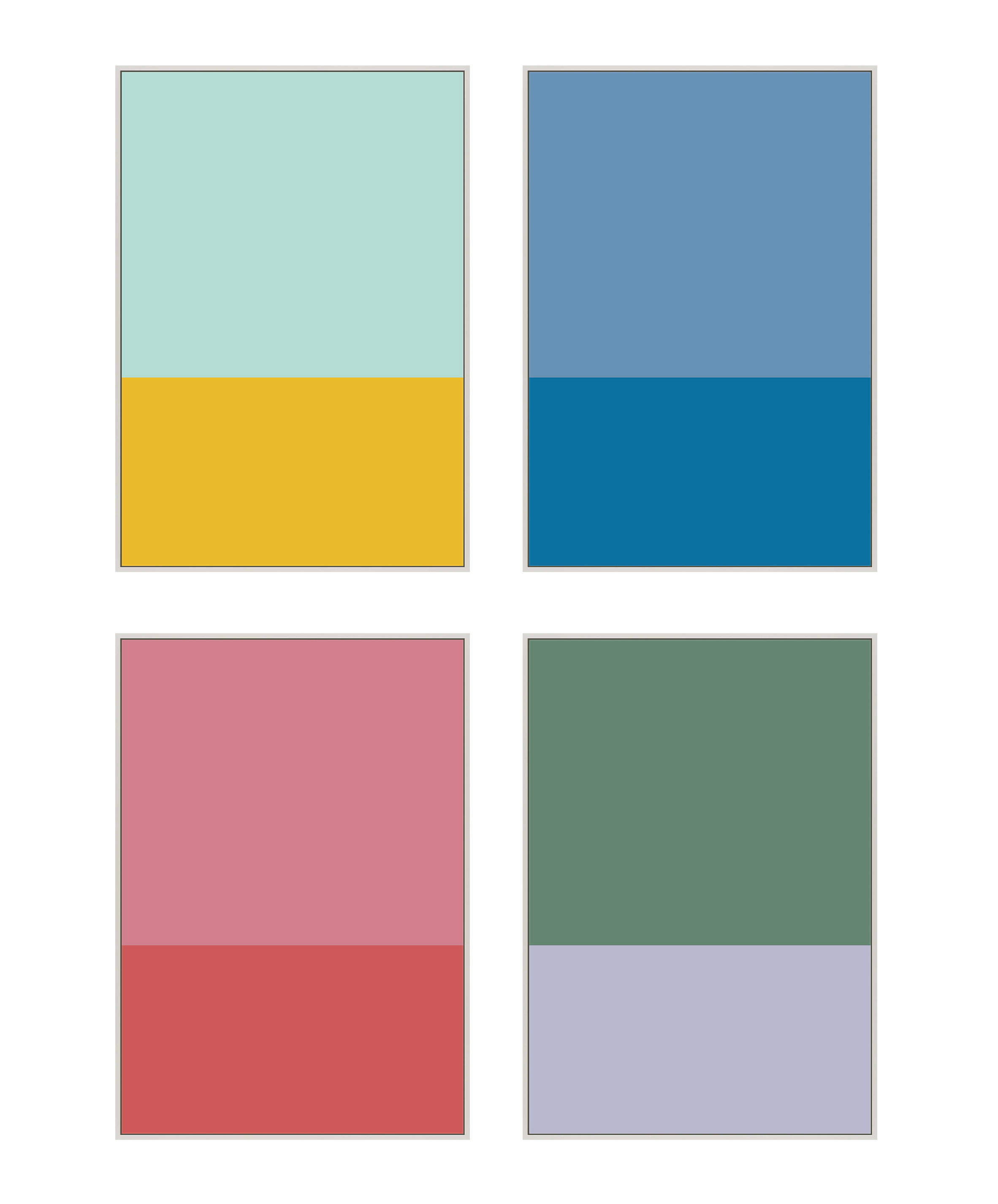AllModern Color Studies Color Studies by Romina Gadler - 4 Piece Single ...