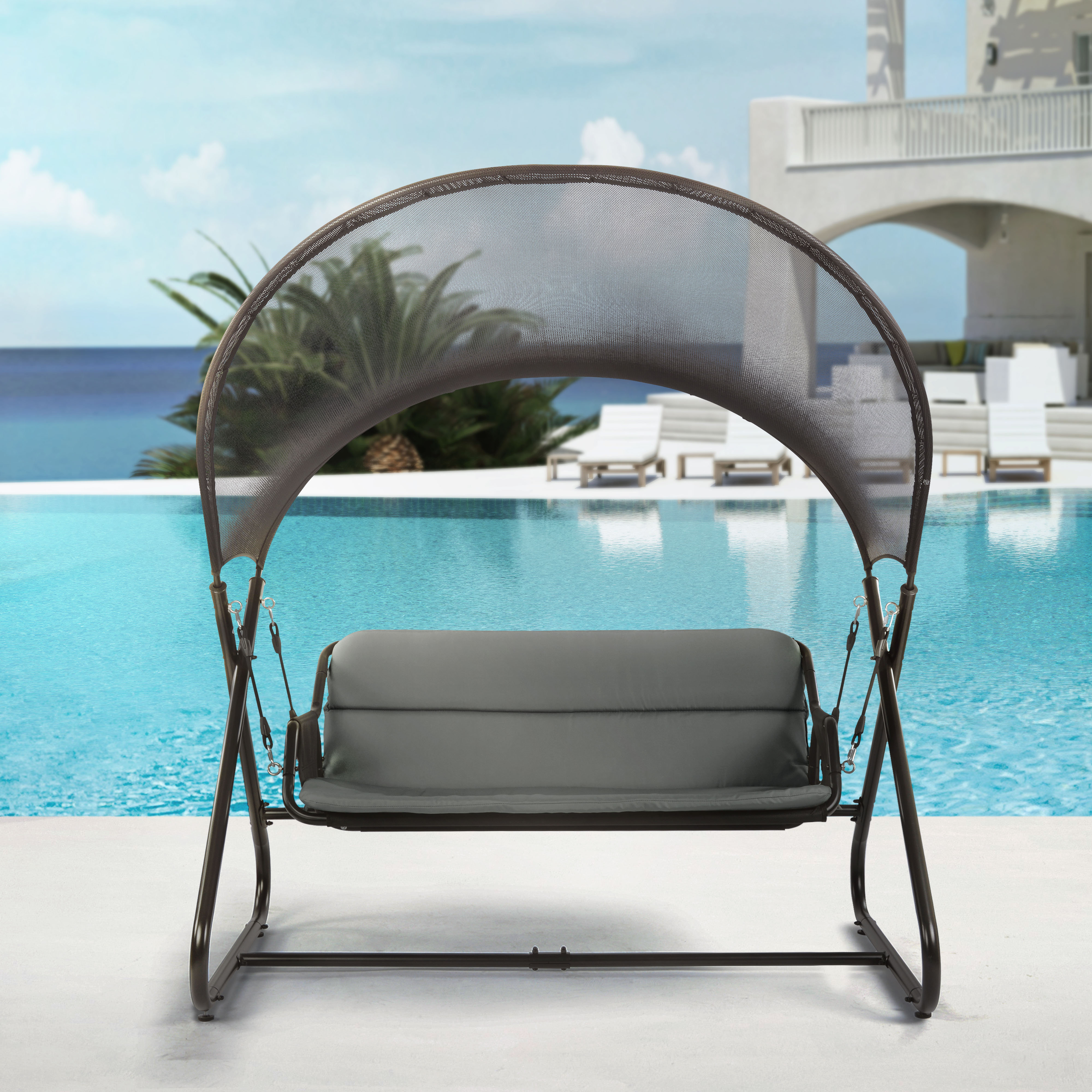 greemotion 65.4 Inch Wide Porch Swing - Wayfair Canada