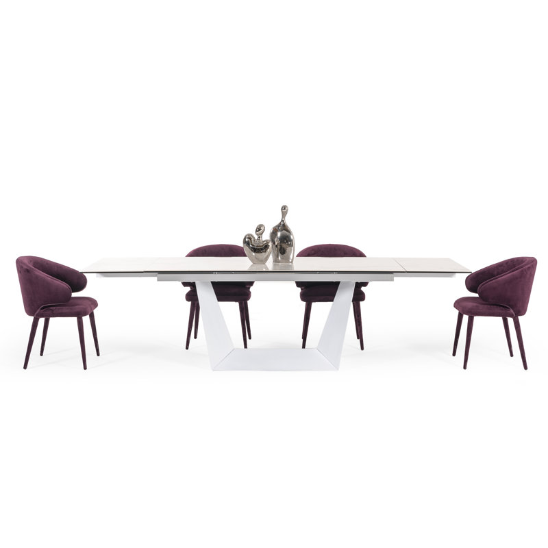 Orren Ellis Uleena Baldwin Extendable Dining Table | Wayfair