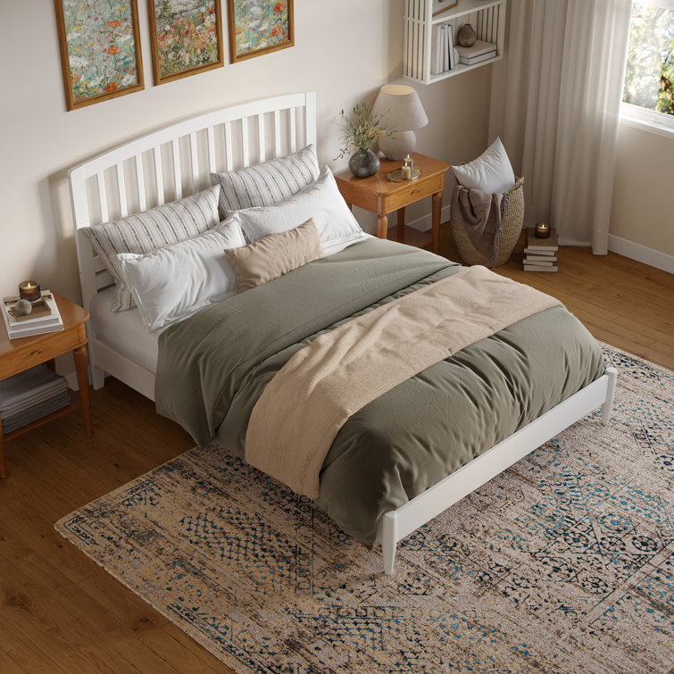 Lark Manor Audriel Solid Wood Low Profile Platform Bed & Reviews | Wayfair