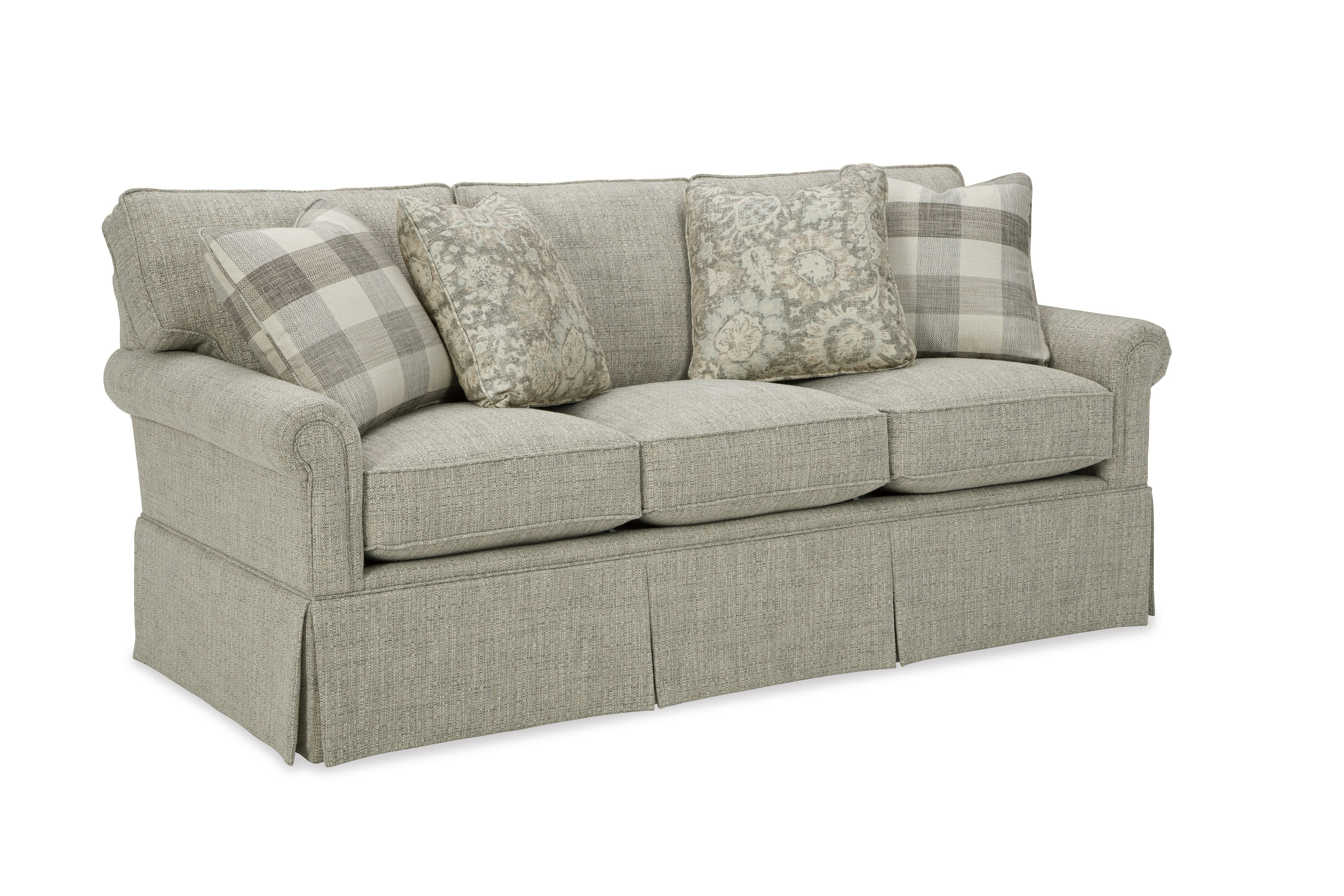 Paula Deen Home Shanton 81" Rolled Arm Sofa with Reversible Cushions ...