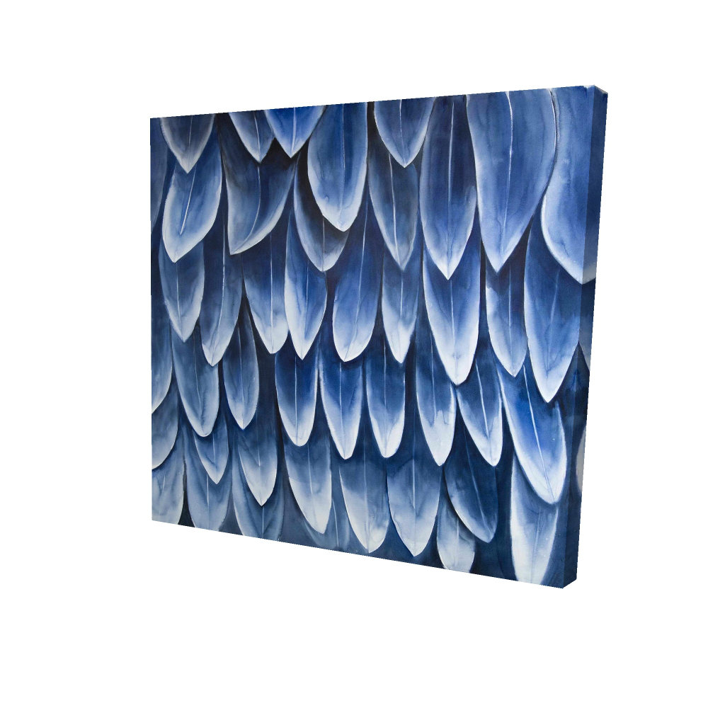 Begin Edition International Inc. Plumage Blue - Wrapped Canvas Graphic ...
