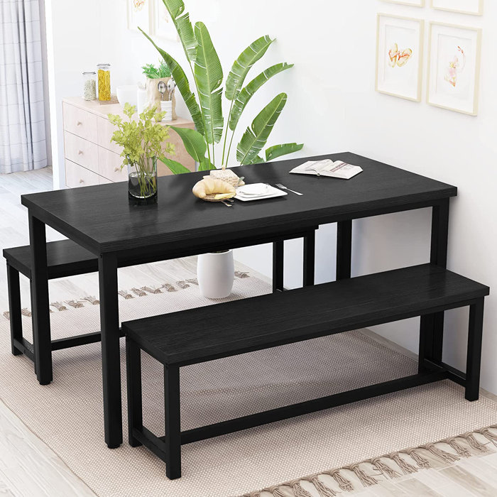 17 Stories Theoline 3 - Piece Dining Set & Reviews | Wayfair