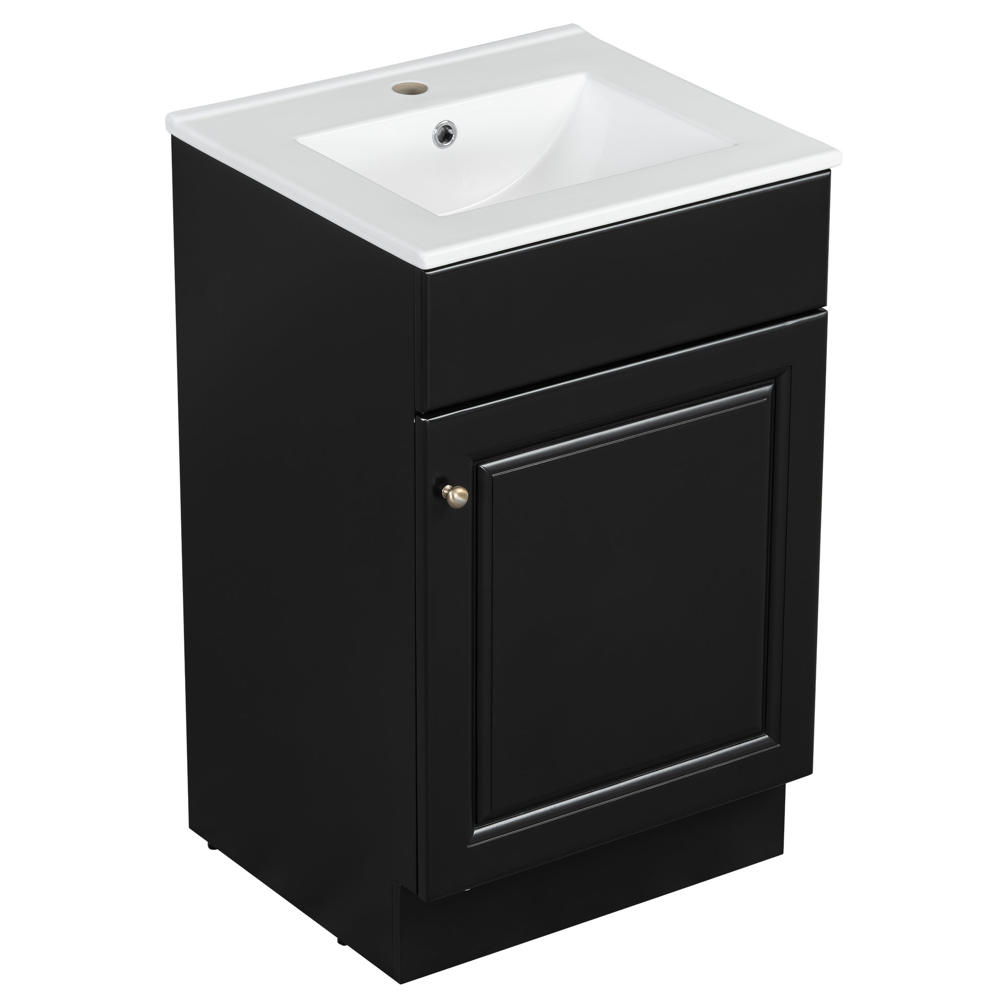 Lanora Lighting 20" Bathroom Vanity With Sink With Door Shelf And ...