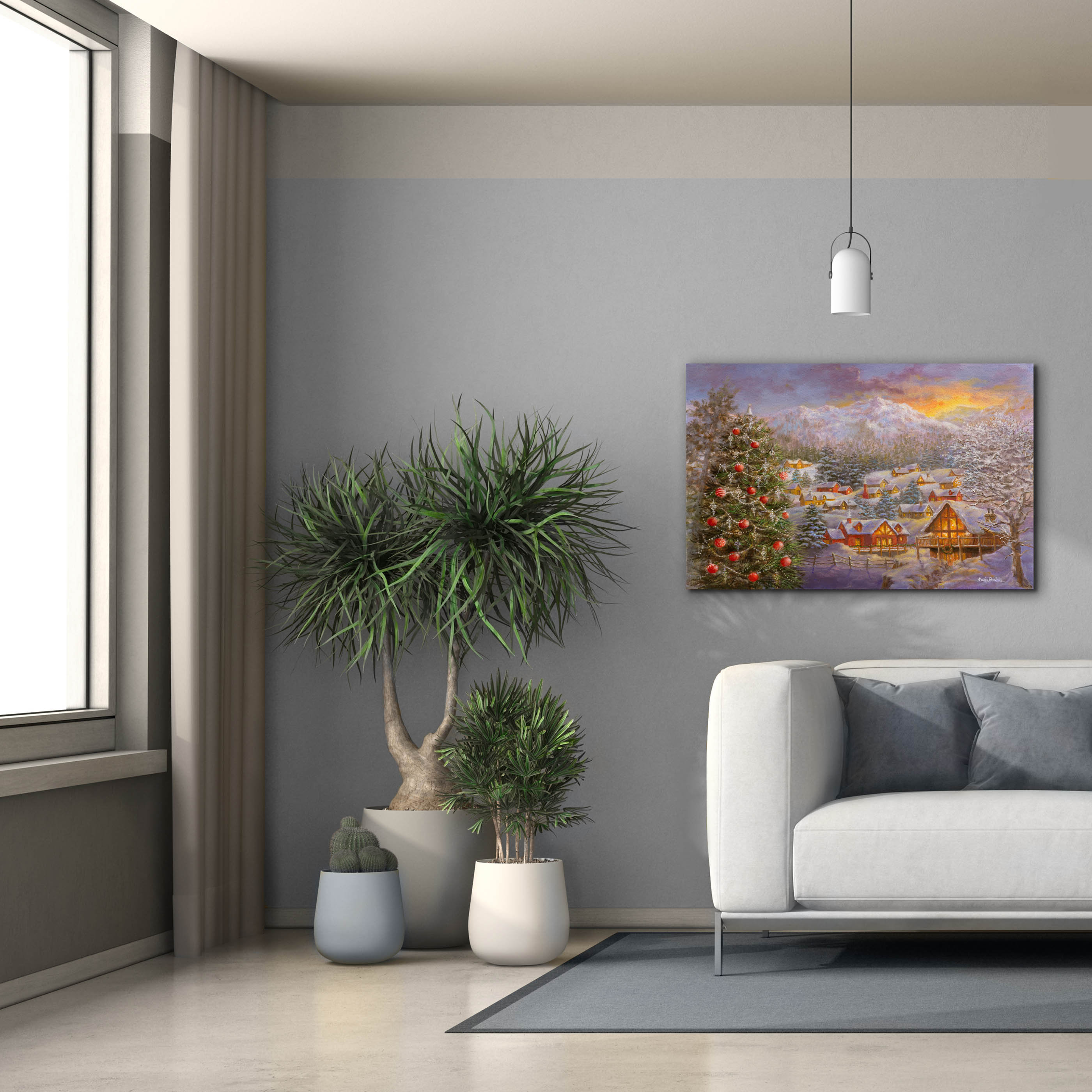 The Holiday Aisle® 'Seasons Greetings' by Nicky Boehme Canvas Wall Art ...