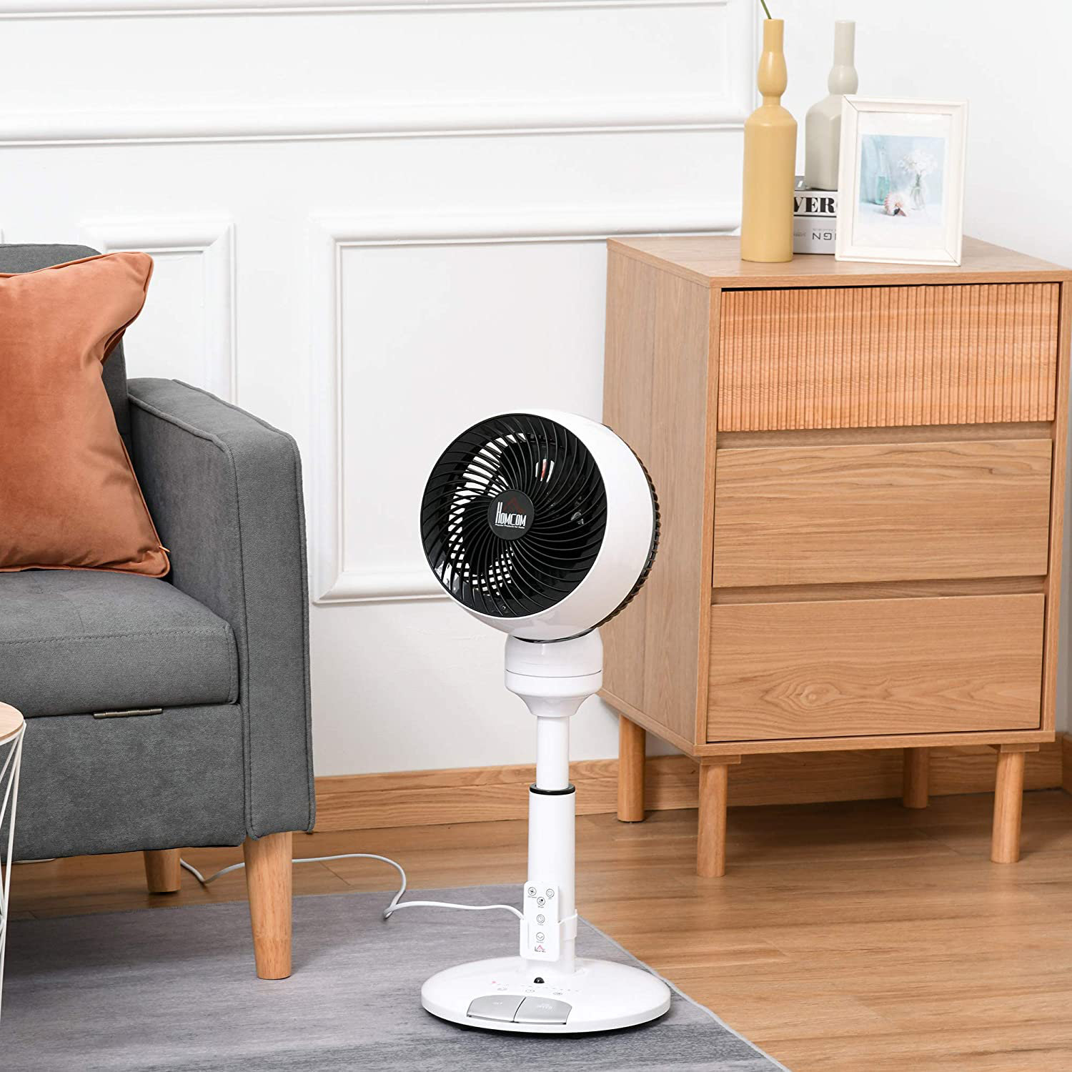 HOMCOM McKinney Oscillating Floor Fan & Reviews | Wayfair.co.uk