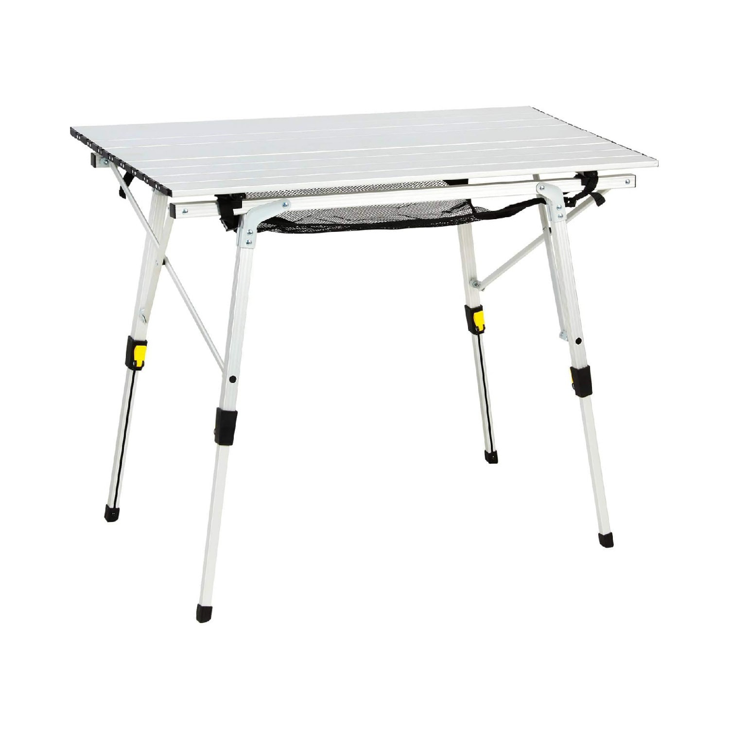 JETEHO Folding Portable Picnic Table With Adjustable Height Aluminum ...