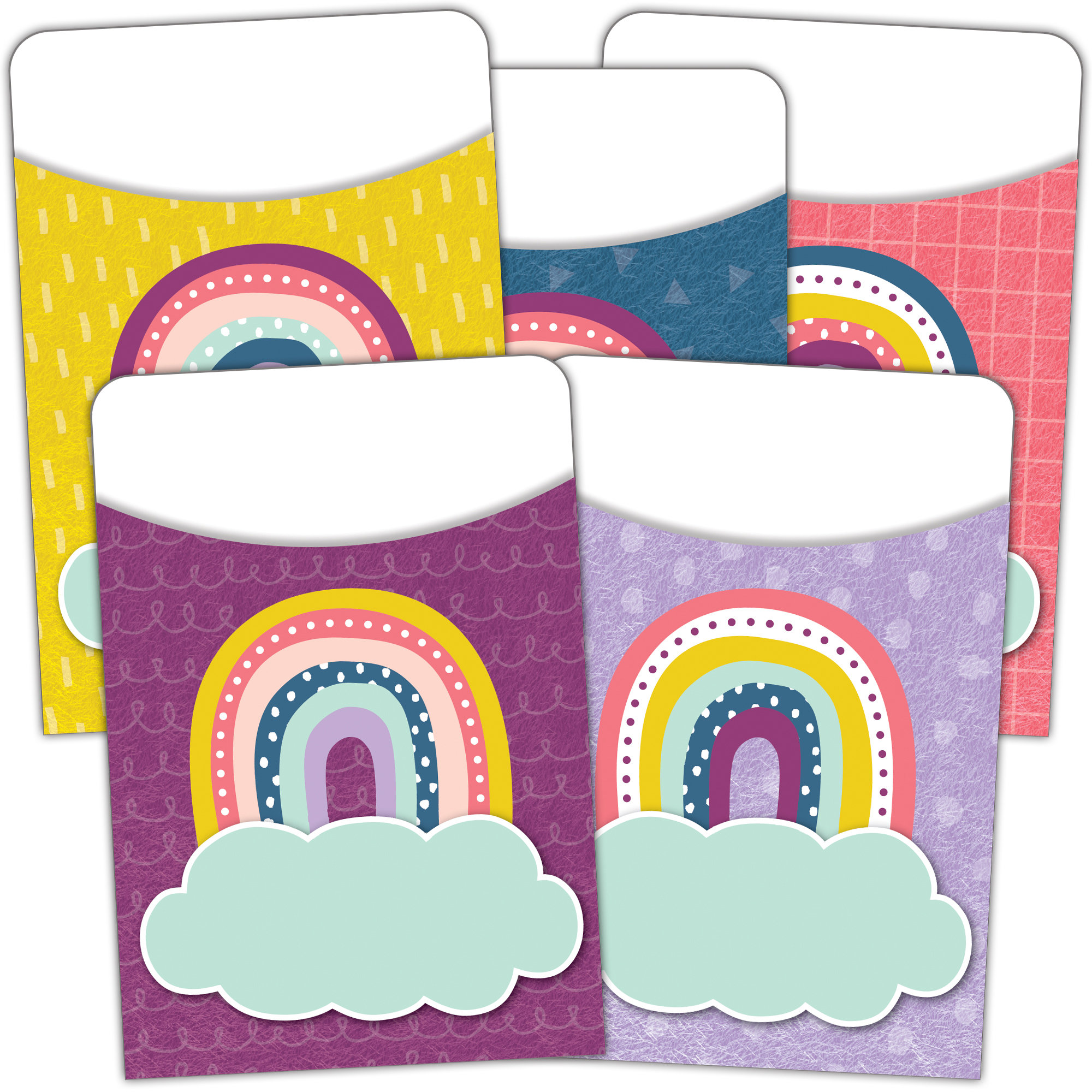 Teacher Created Resources Happy Day Library Pockets | Wayfair