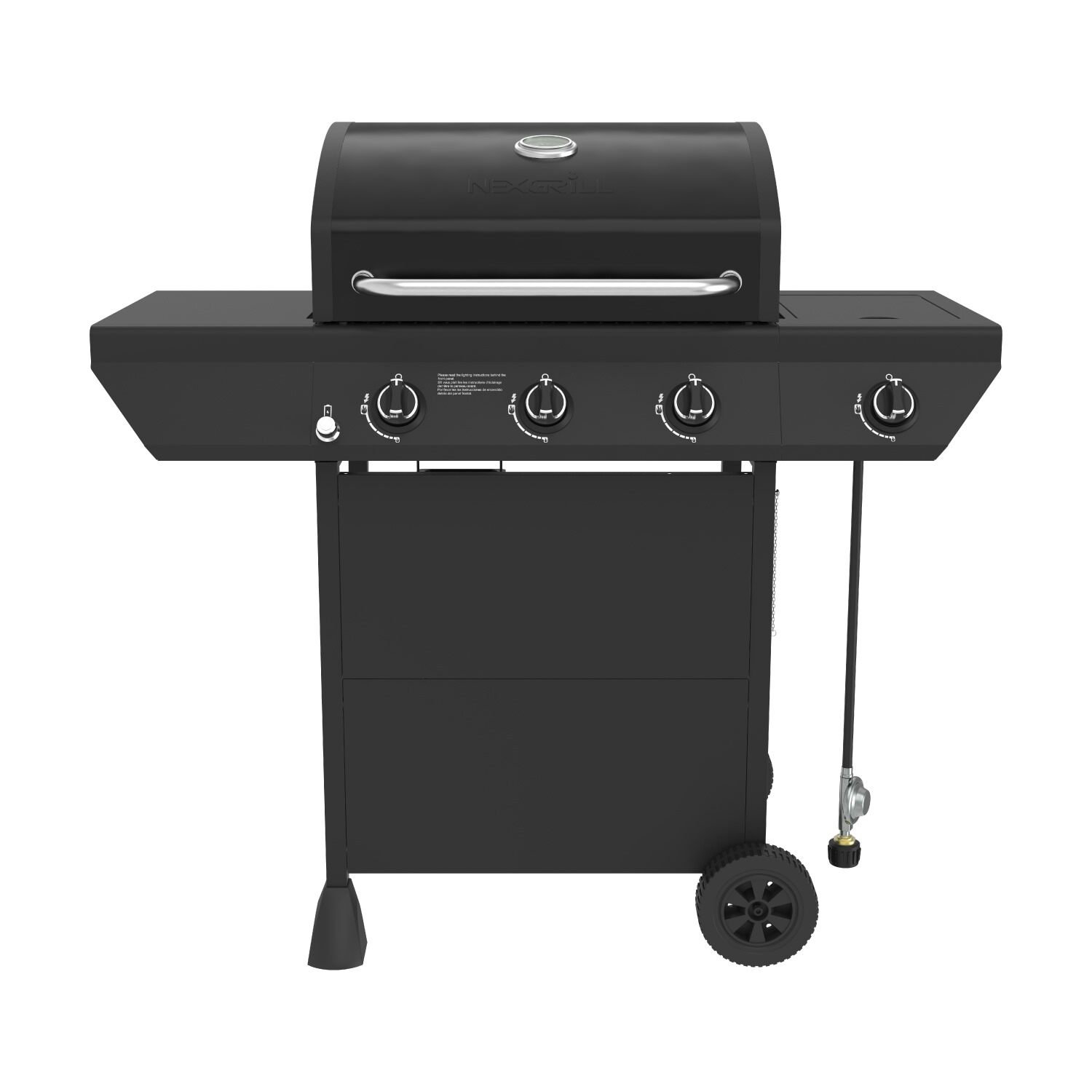 Nexgrill 3-burner Propane Gas Grill With Side Burner, 52,000btus, 418 ...